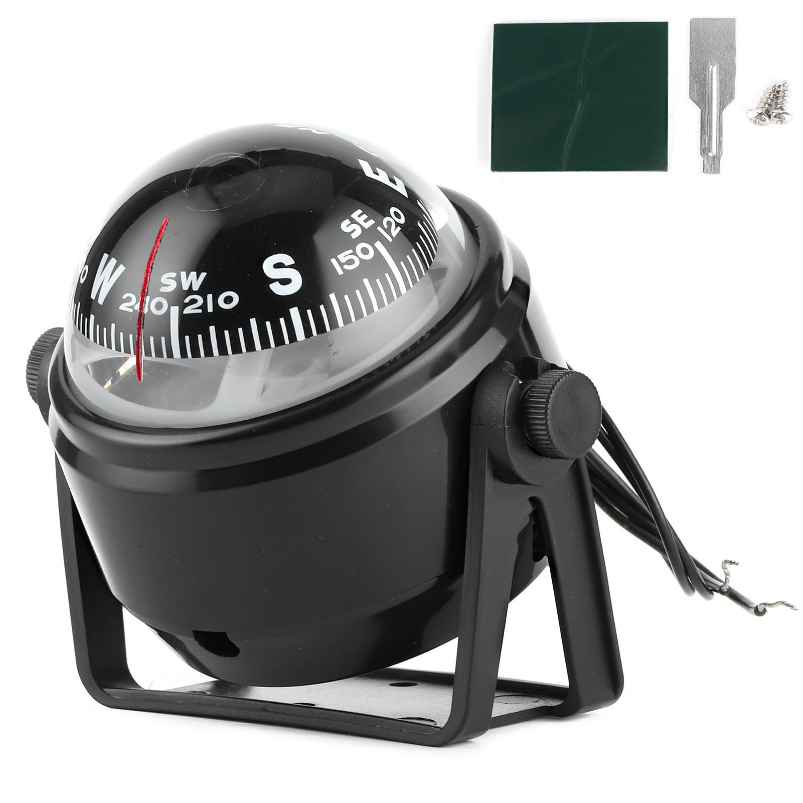 12V LED Sea Marine Electronic Digital Compass Boat Yacht Ship ...