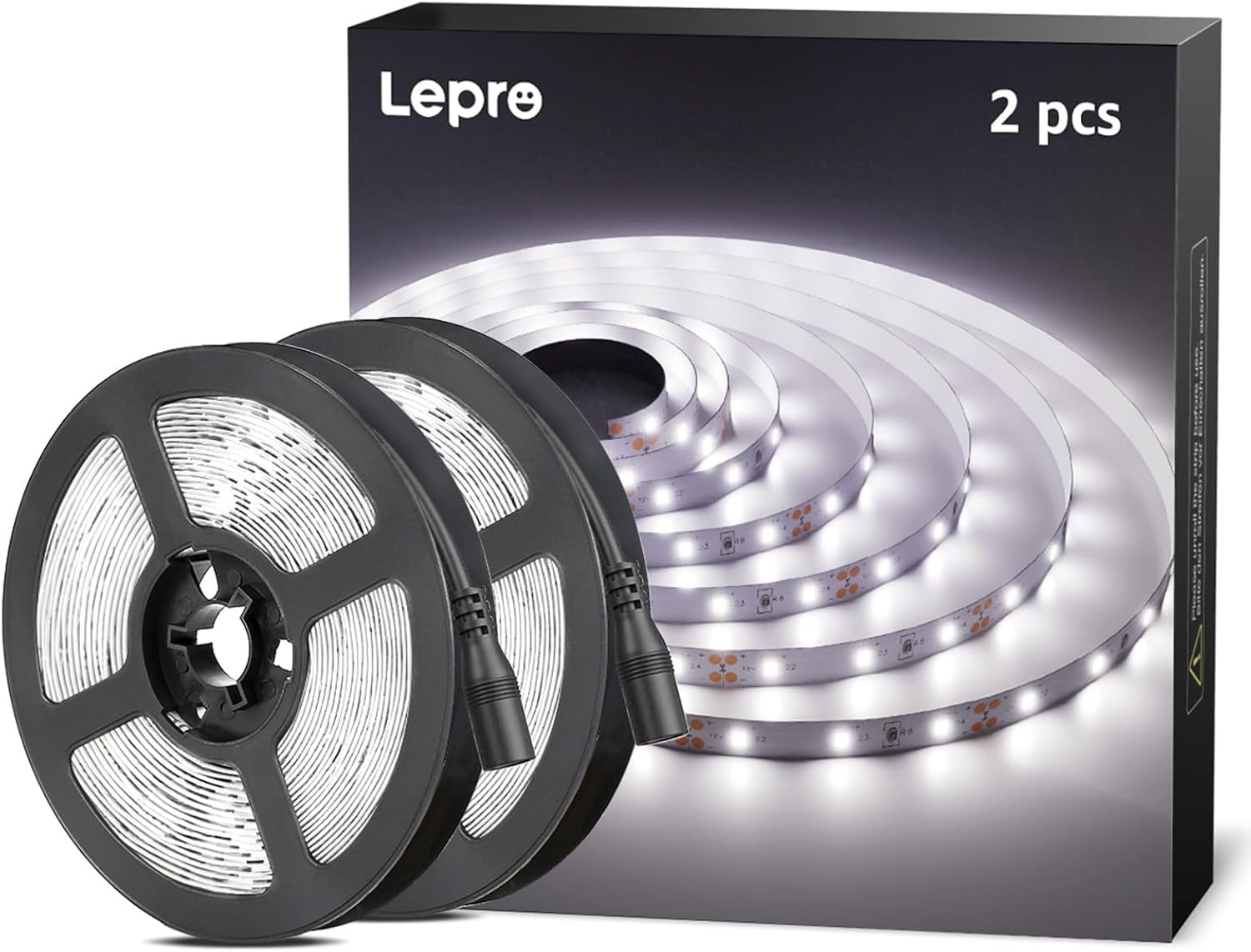 12V LED Strip Light, Flexible, SMD 2835, 300 LEDs, 32.8ft Tape Light for Home, Kitchen, Party ...
