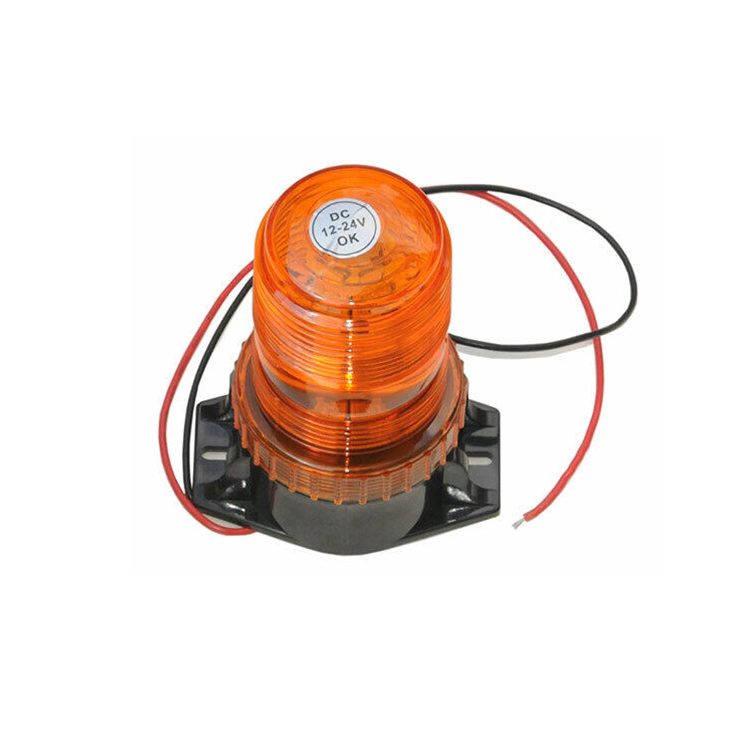 12V LED Warning Light Emergency Flashing Light Amber Color - Walmart.com