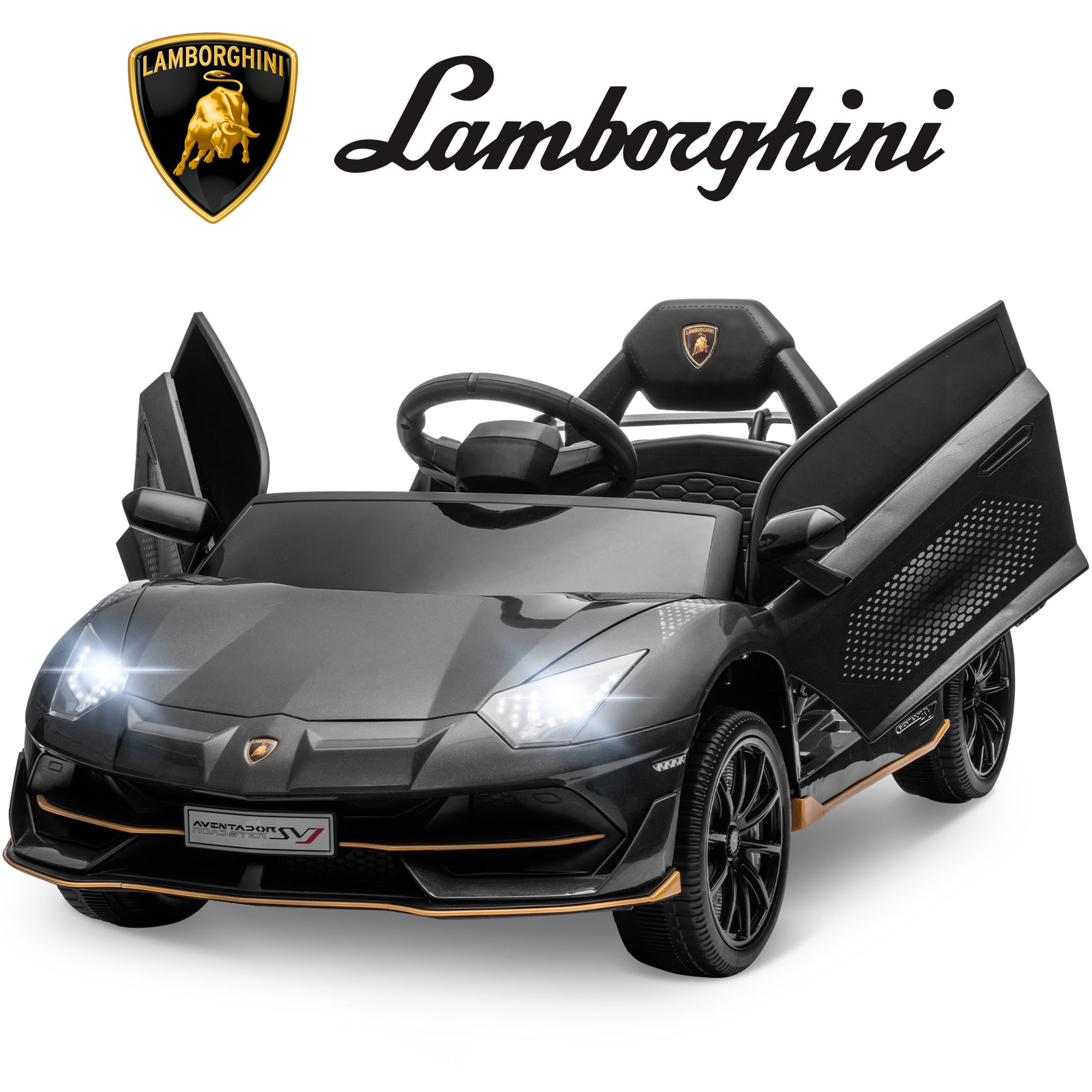 12V Lamborghini Kids Ride on Toys Cars with Parental Remote, Toddler ...