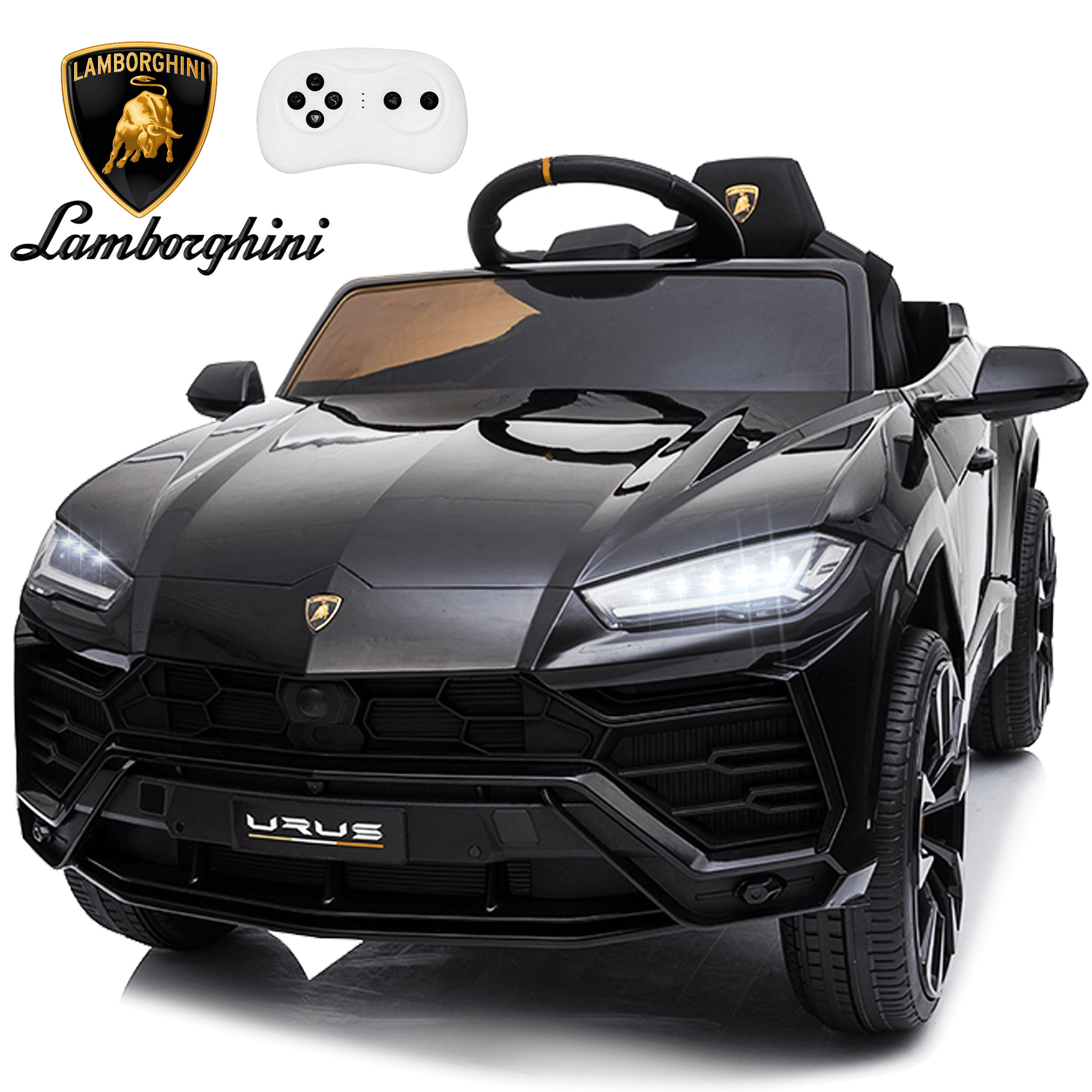 12V Lamborghini Urus Kids Ride on Car, Remote Control, 2 Speed, USB ...