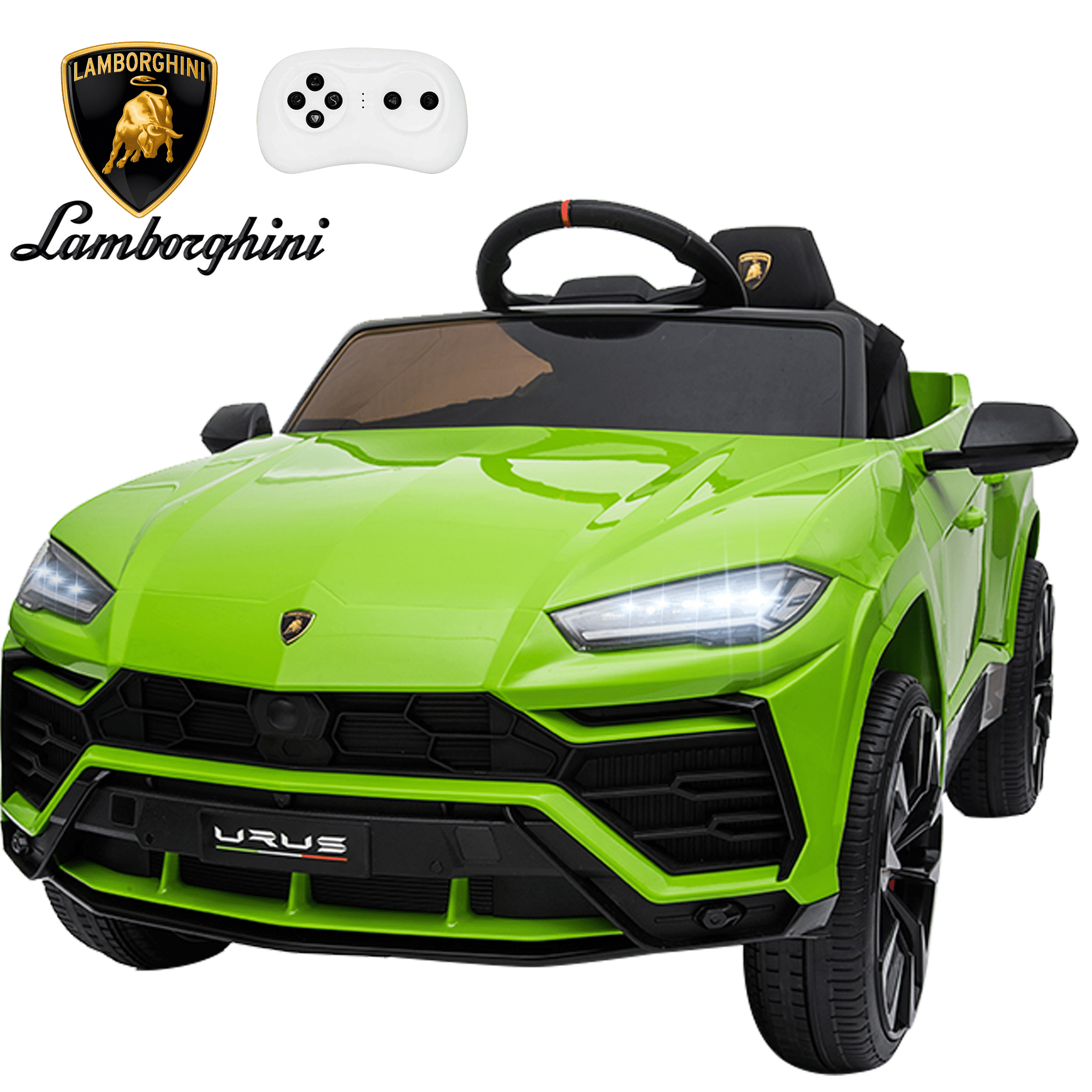 12V Licensed Lamborghini Urus Kids Ride on Car, Remote Control ...