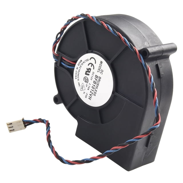 12V Large Air Volume Ultra-Quiet Radial Turbo Blower Warm Air Grill ...