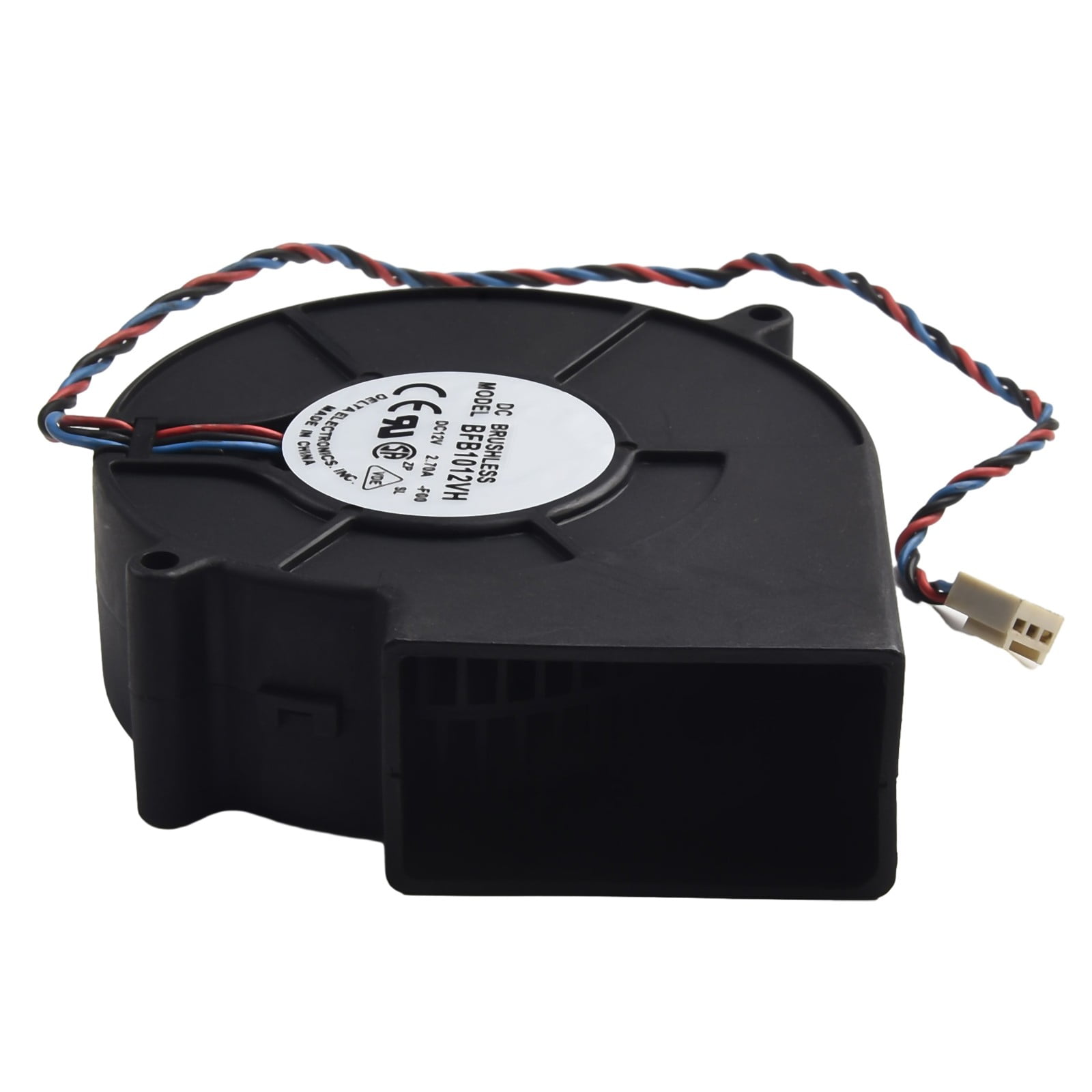 12V Large Air Volume Ultra-Quiet Radial Turbo Blower Warm Air Grill ...