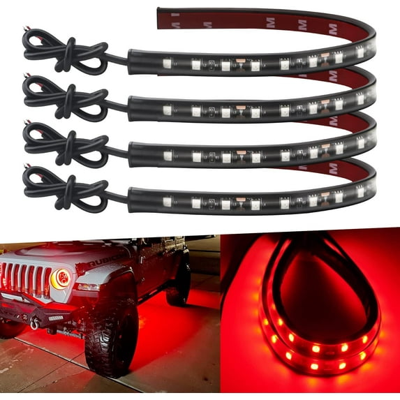12V Led Light Strip 32CM Waterproof LEDs Light Strips for Cars ...