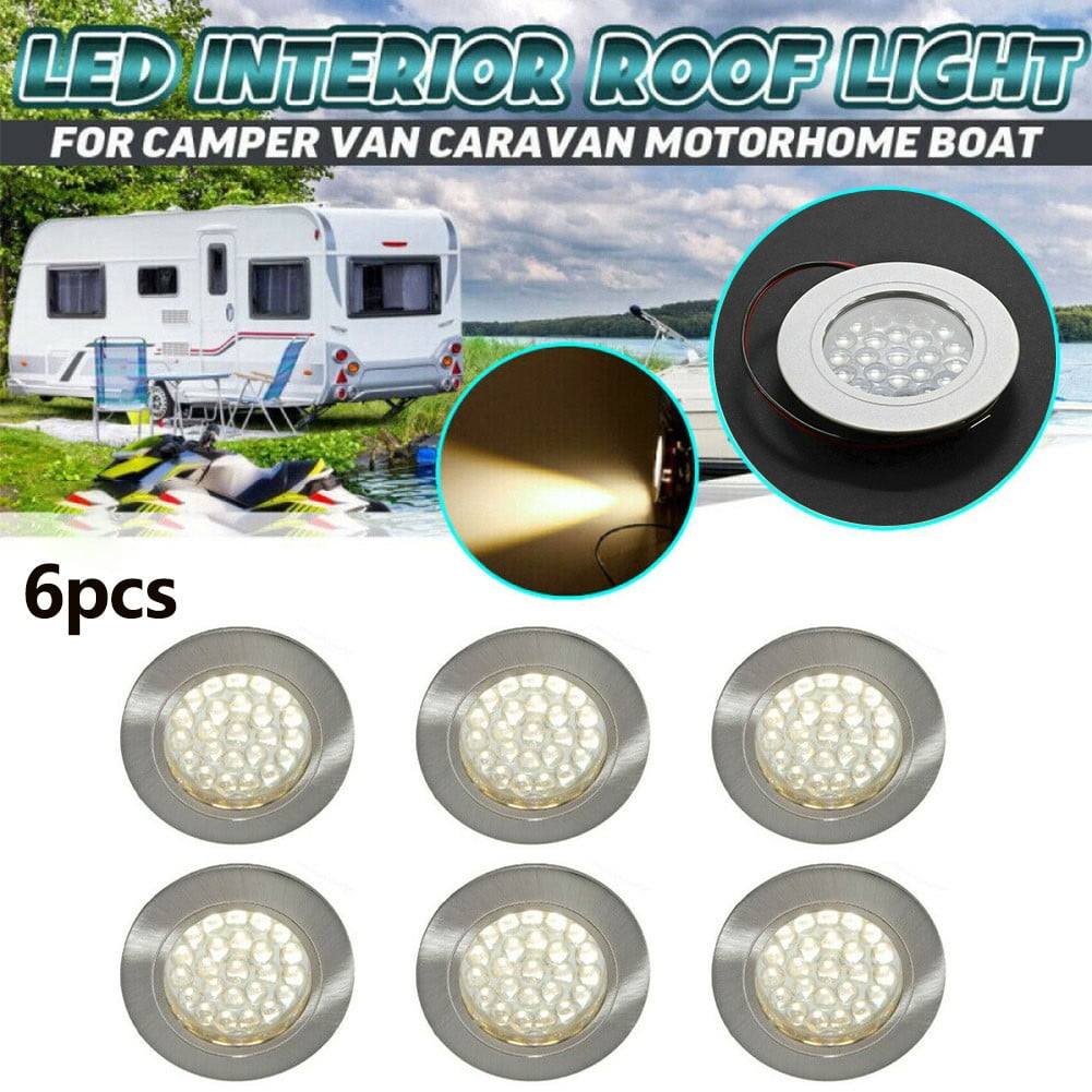12V Led TTouch Sensitive On Off Light Boat Caravan Motorhome Warm Spot ...