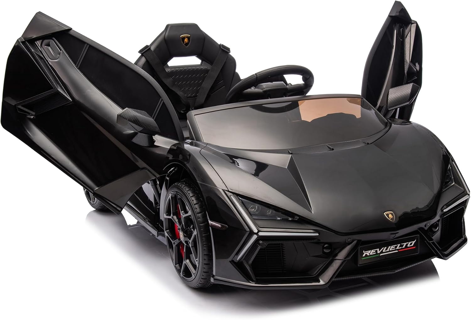 12V Licensed Lamborghini Revuelto Ride-On Car, Battery-Powered Electric ...