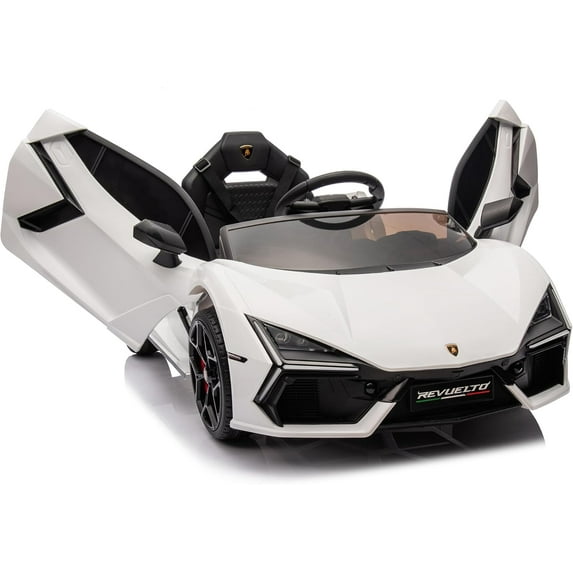 12V Licensed Lamborghini Revuelto Ride-On Car, Battery-Powered Electric ...