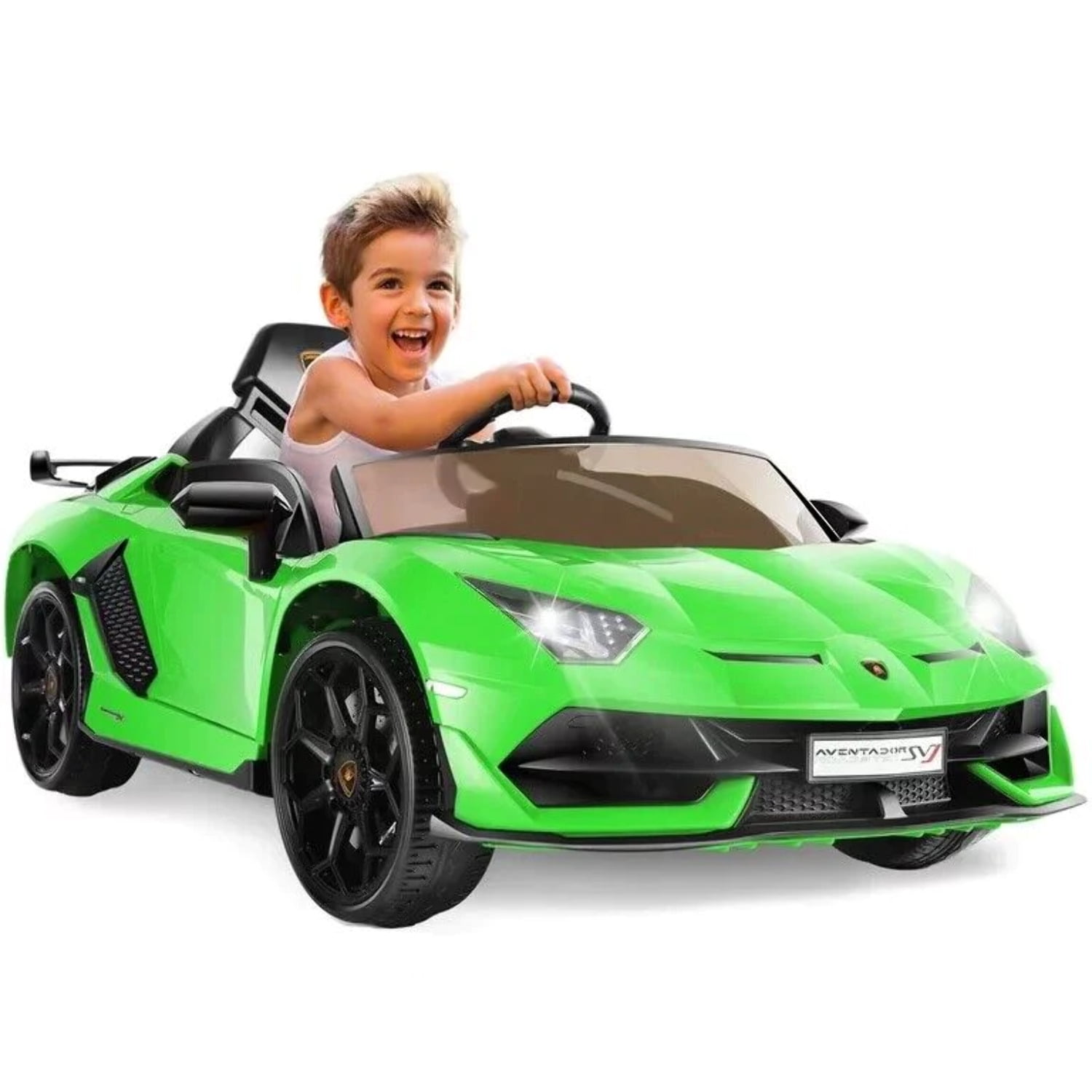 12V Licensed Lamborghini Ride on Car for Kids with Remote Control, MP3 ...