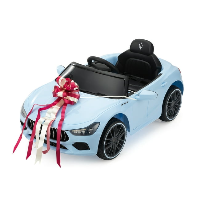 12V Licensed Maserati Ghibli, Kids Ride on Car w/Remote Control, DIY ...