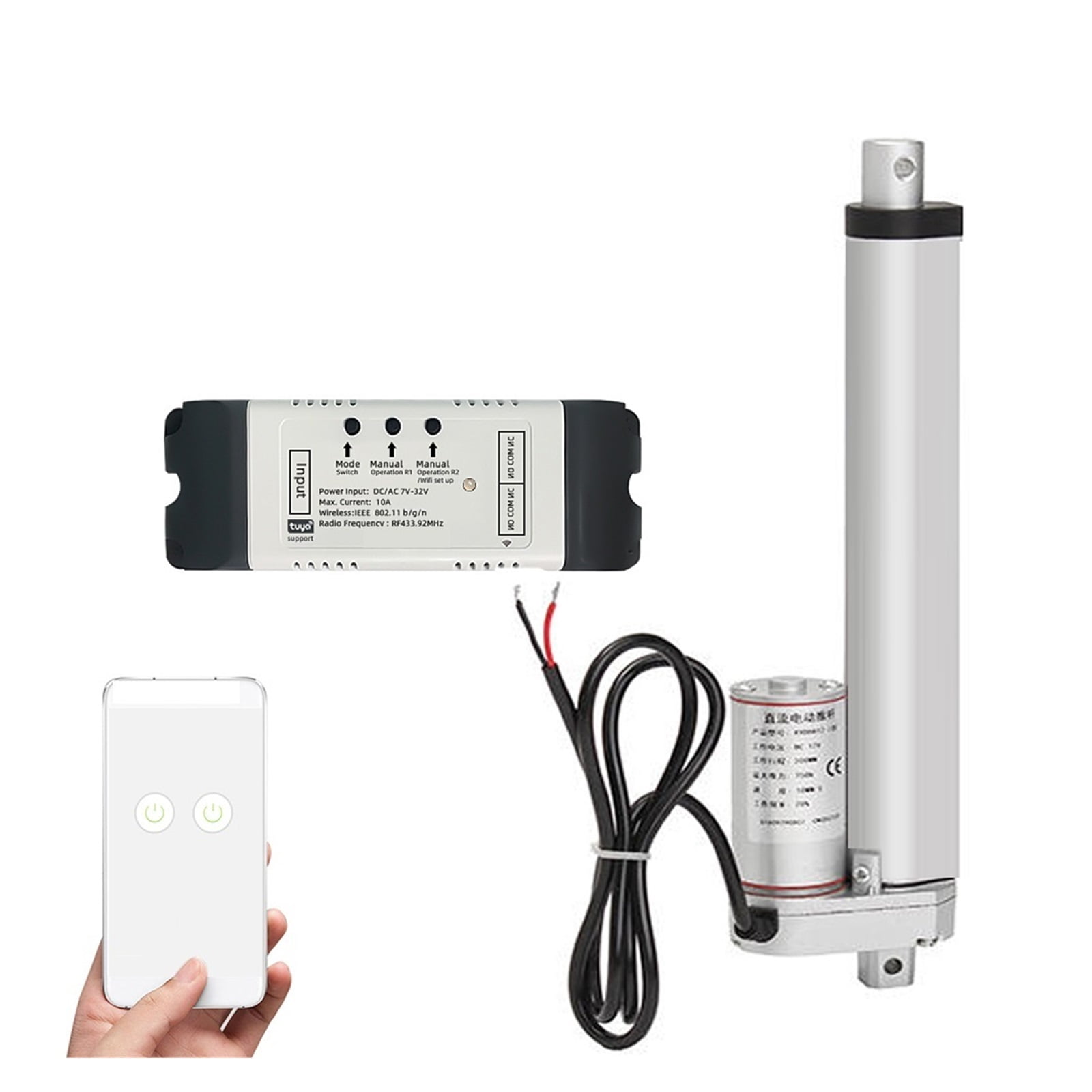 12V Linear Actuator With Controller Linear Motor Metal Gear Electric ...