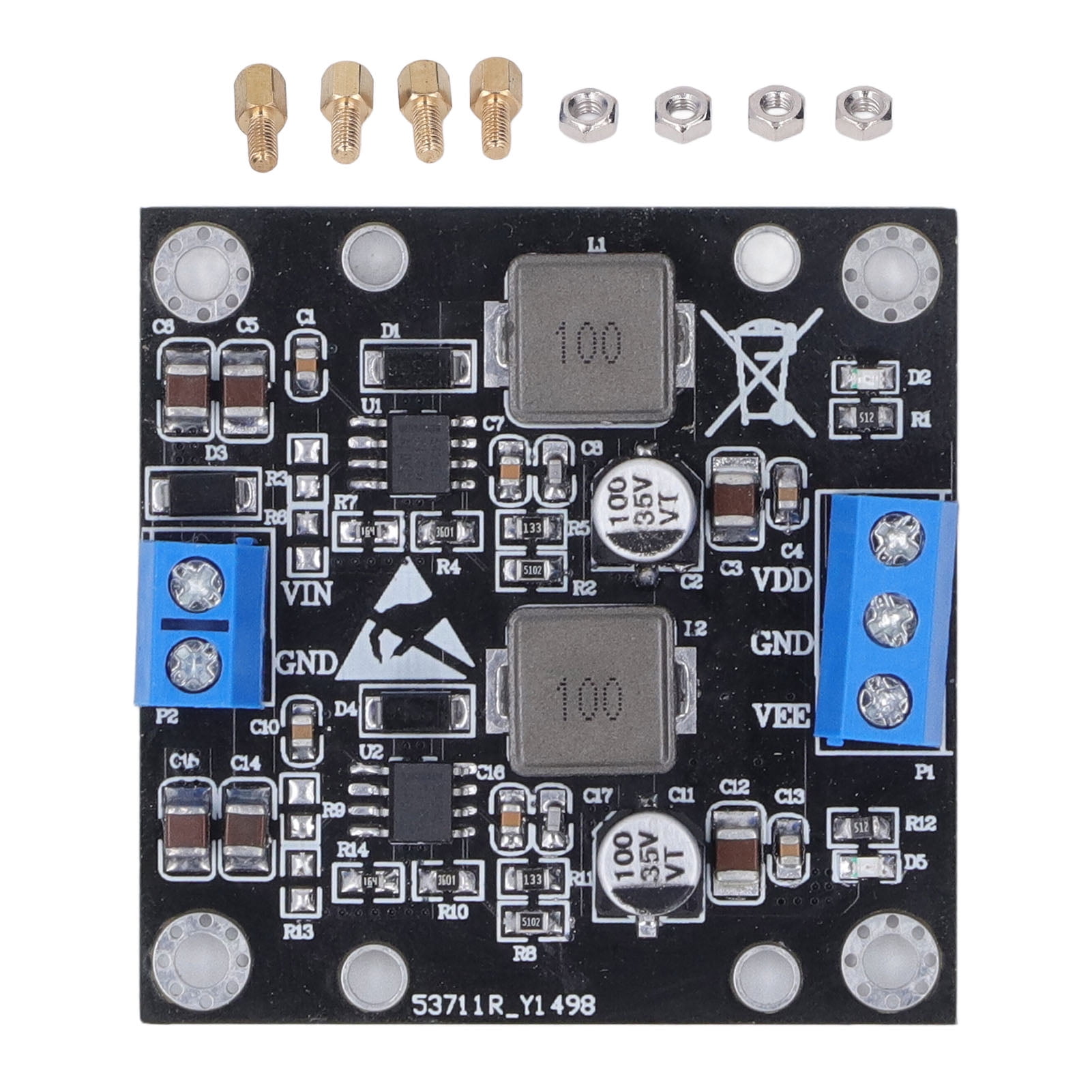 12V Low Ripple Power Supply Module, TPS54360 Chip Buck Switch Drive ...