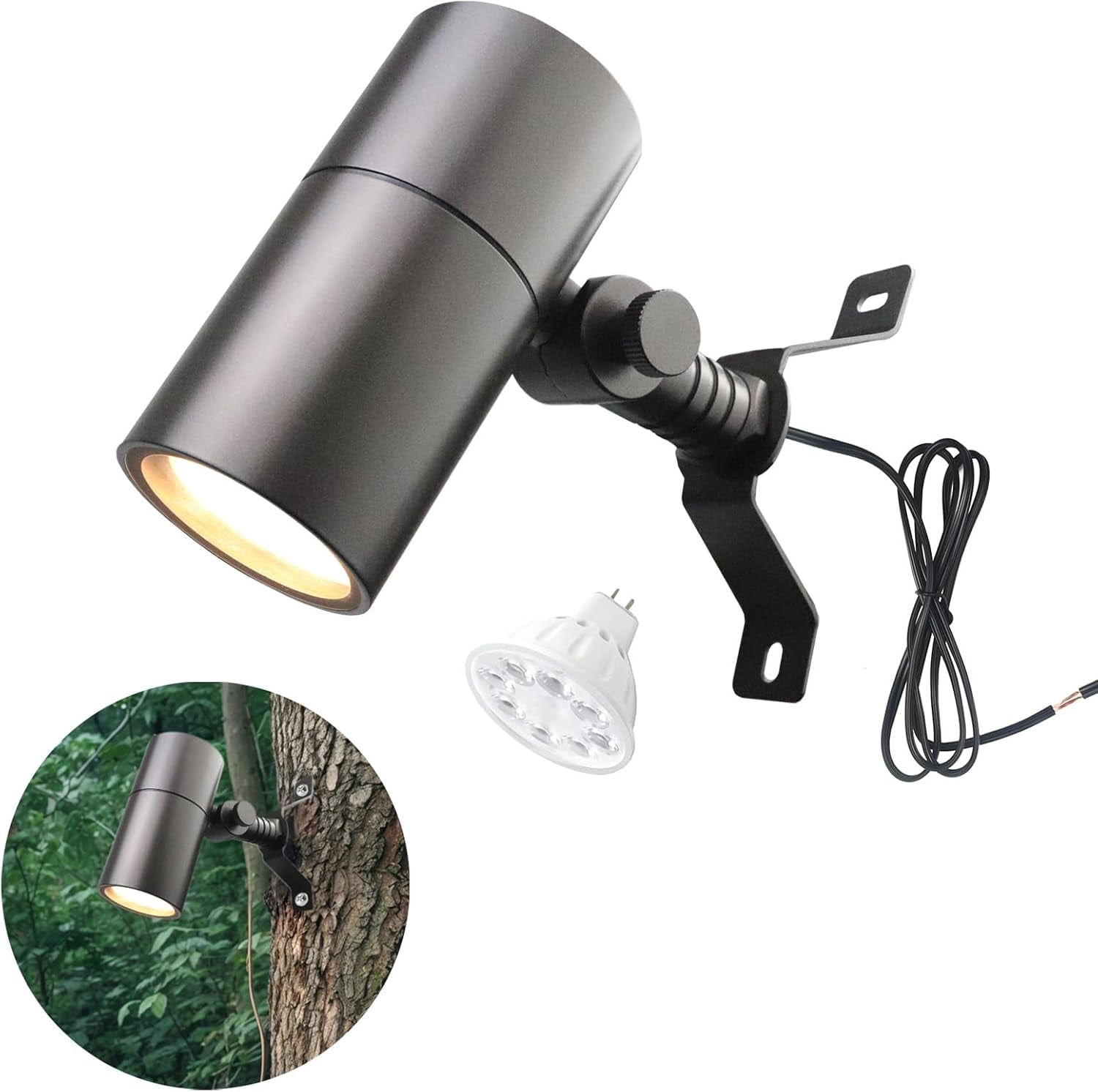 12V Low Voltage Landscape Lighting Spot Down Light, Tree Downlight Fixture Outdoor Moonlight ...