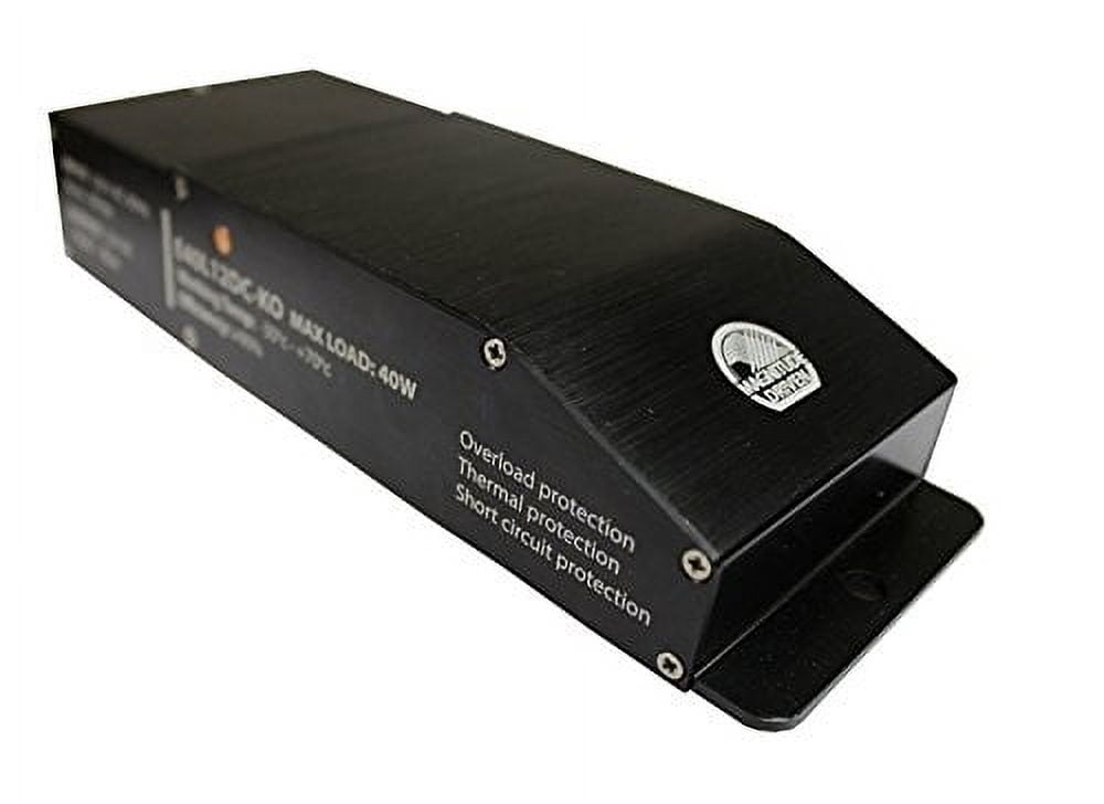 12V Magnitude Electronic 60W Dimmable Transformer 12VDC (E60L12DC-KO ...