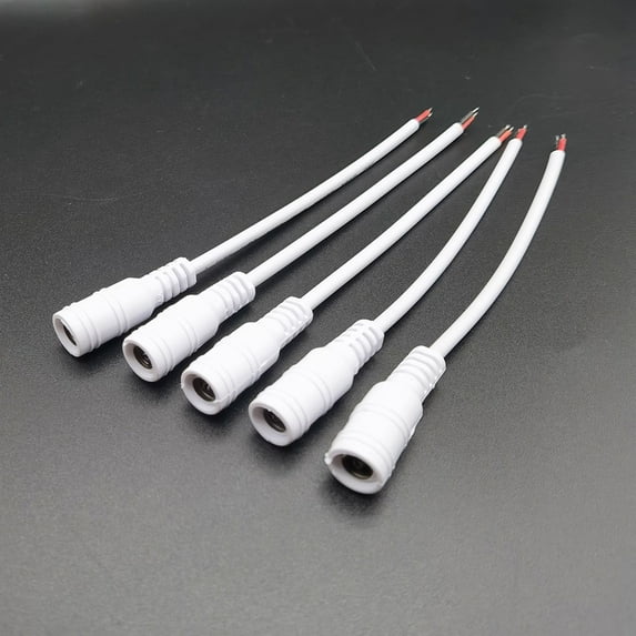 12V Male Female Dc Power Socket Jack Plug Wire Connector Cable Led Cctv ...