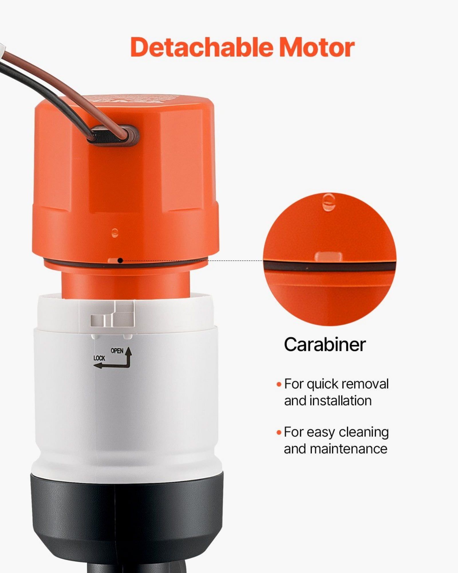 12V Marine Livewell Pump 500GPH - Straight 2-Inlet Aerator Pump for ...