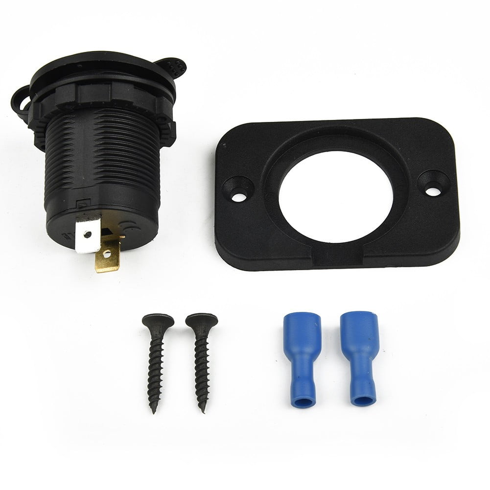 12V Marine Motorcycle Car Power Outlet Socket Waterproof - Walmart.com