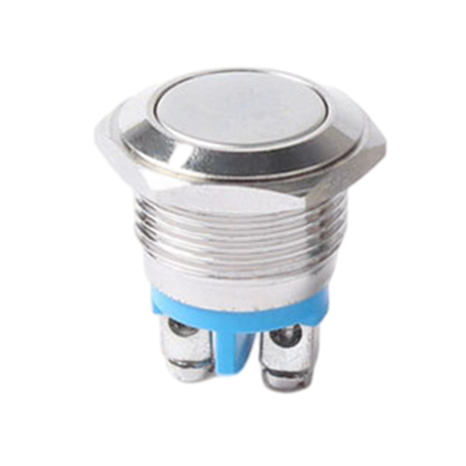 12V-Metal Waterproof Push Button Momentary On/Off Horn Switch Brass ...