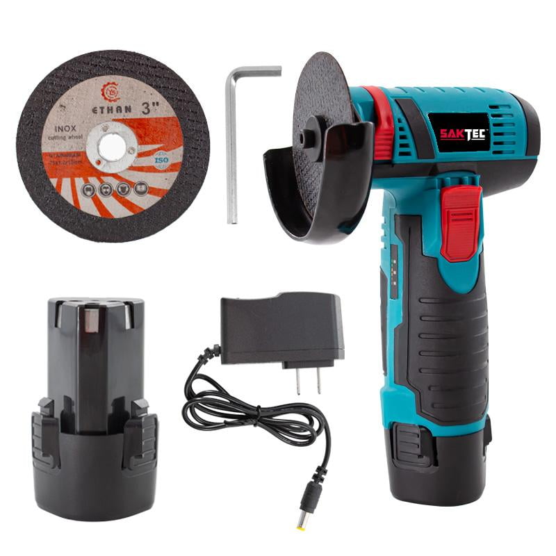 12V Mini Angle Grinder, 1 Set Multi-purpose Rechargeable Grinding Tool ...