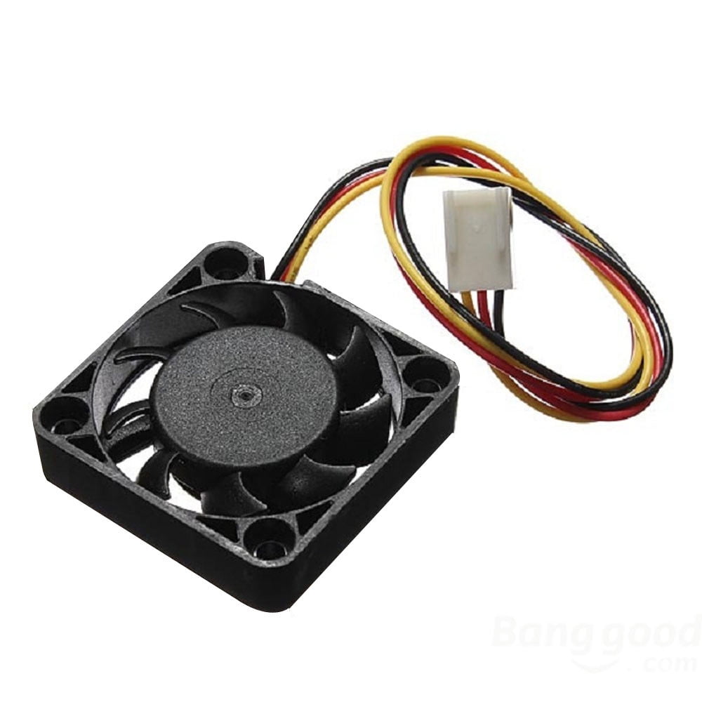 12V Mini Computer Fan - Small 40mm x 10mm Brushless 3-pin - Walmart.com