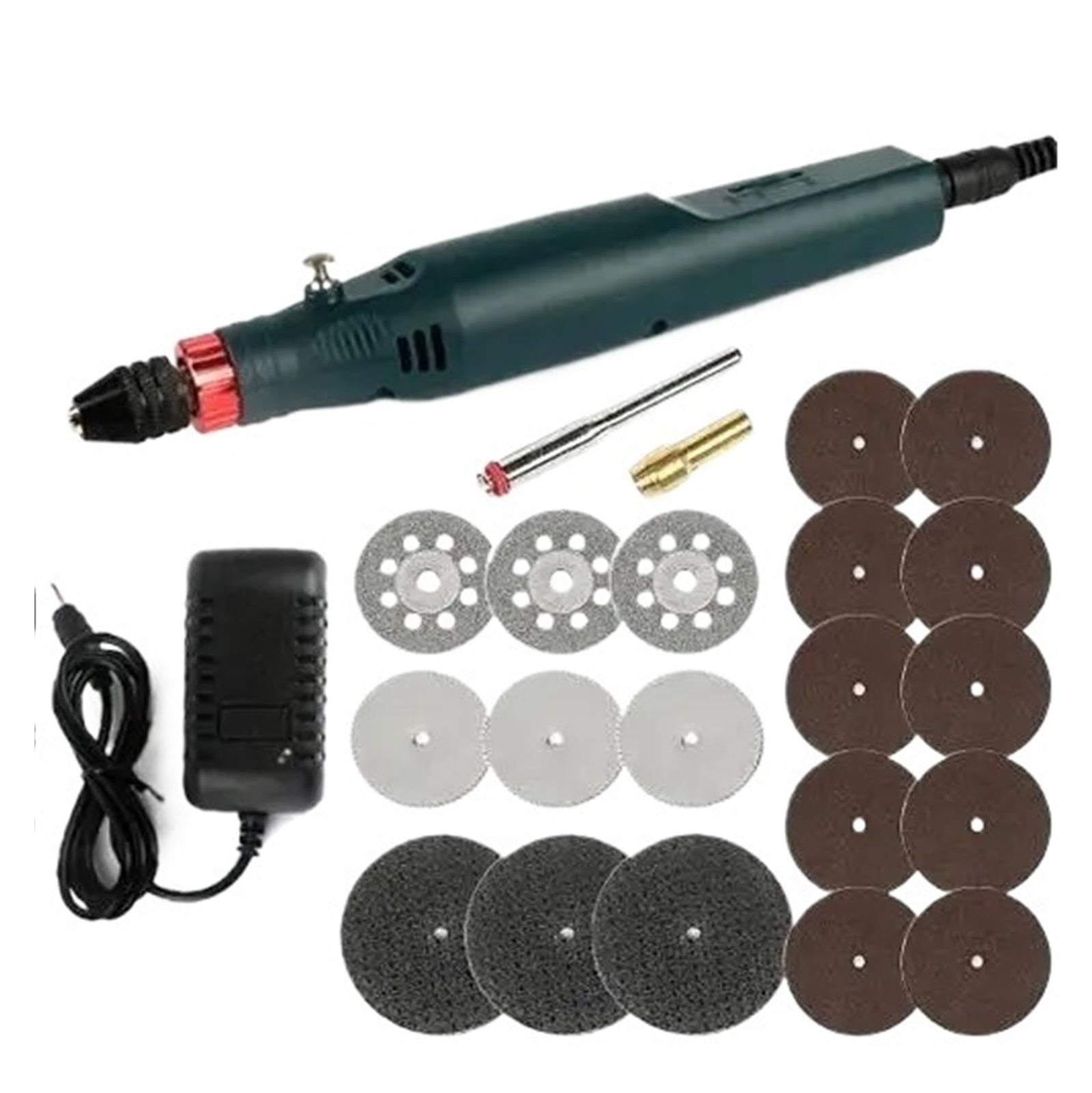12V Mini Electric Drill Stepless Speed Handheld Rotary Tool Set ...