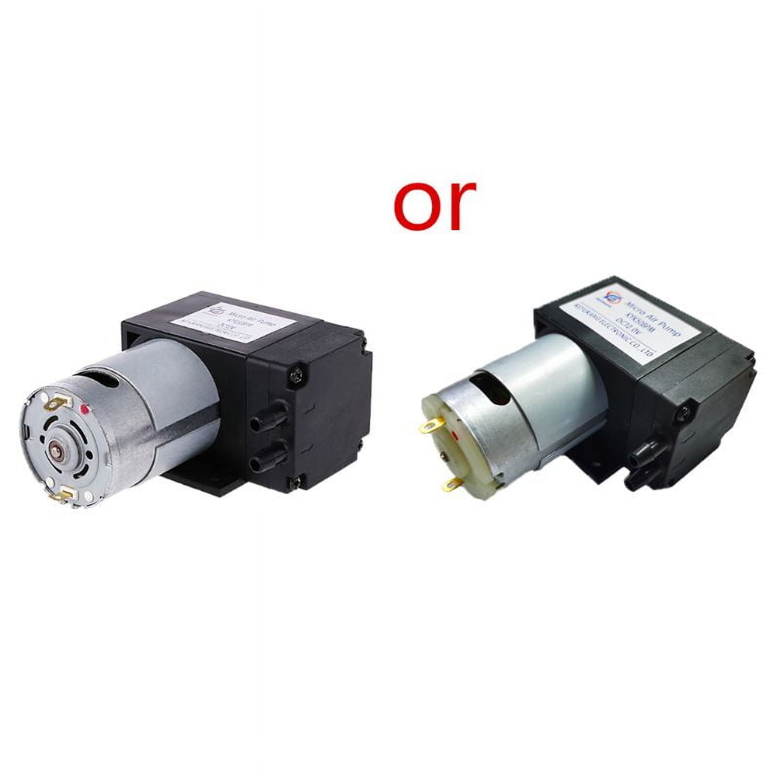 12V Mini Vacuum Pump 8L/min High Pressure Suction Diaphragm Pumps with ...