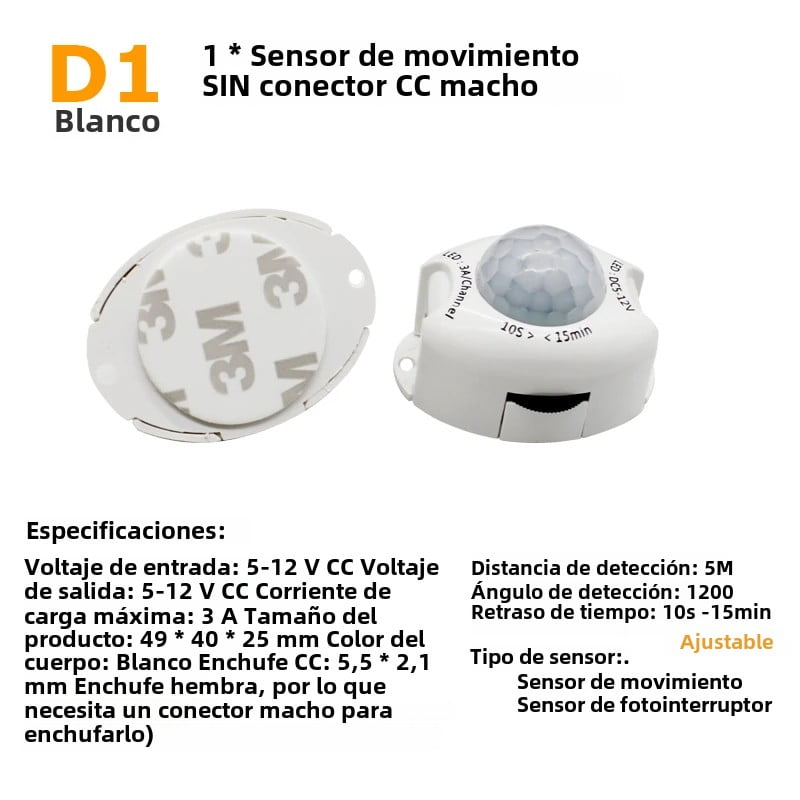 12V Motion Sensor Switch with Automatic Timer Motion Detector for LED ...