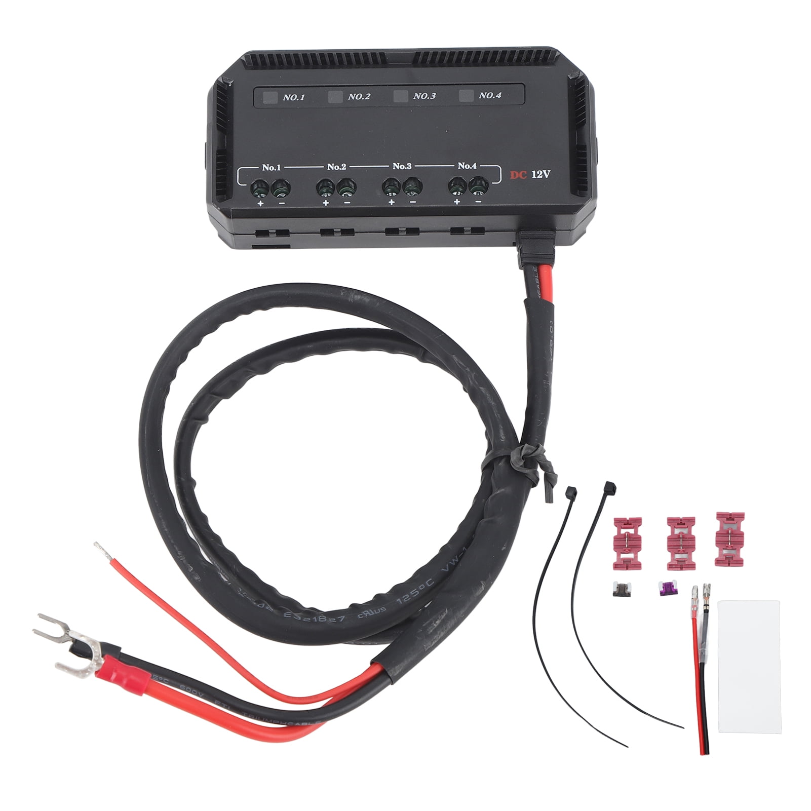Relay Block 12V Motorcycle Fuse Block With Relay - 4 Circuit LED ...
