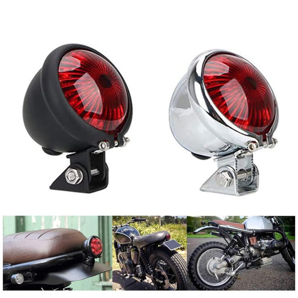 12V Motorcycle LED Tail Light Motorcycle Stop Tail Light for Most ...