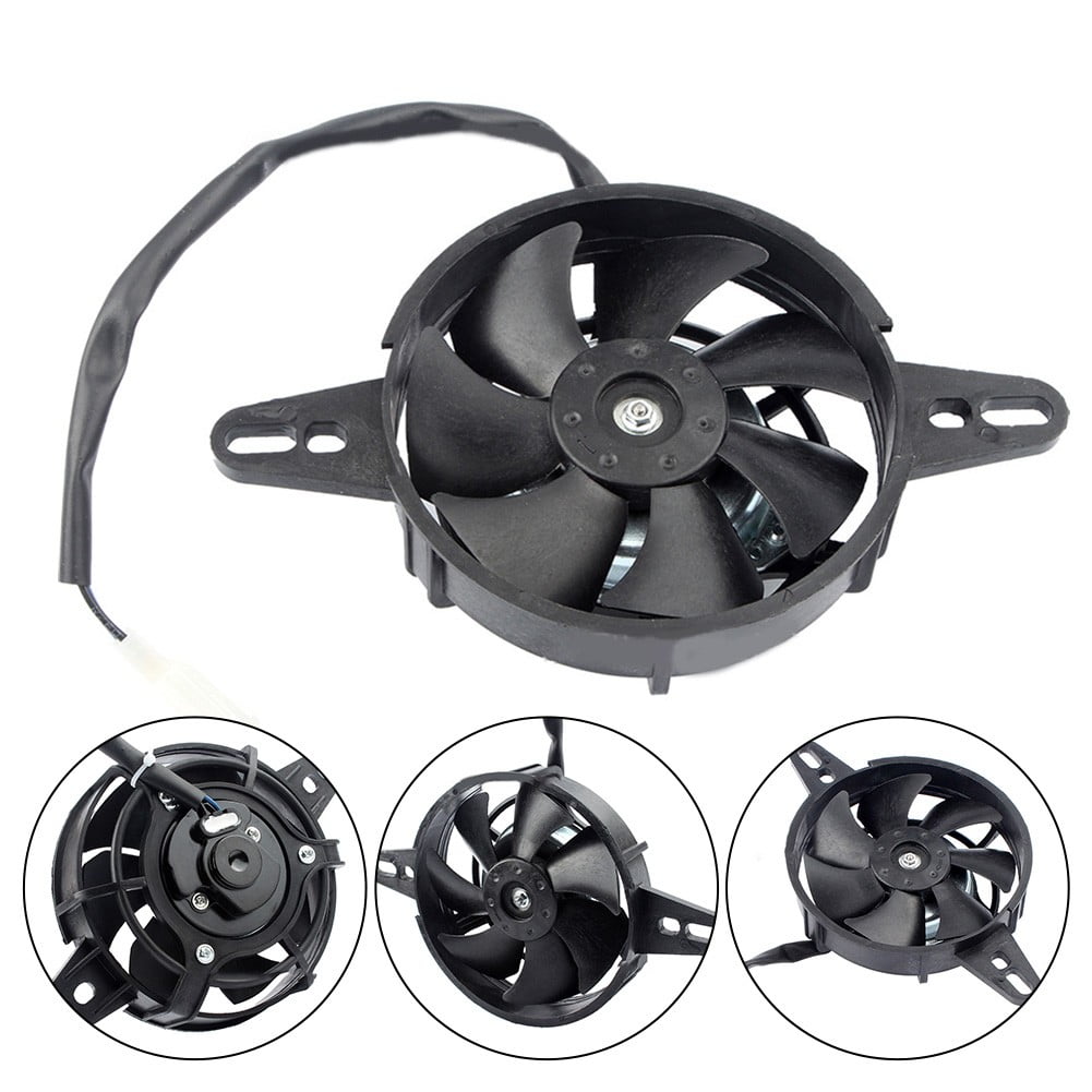 12V Motorcycle Oil Cooler Fans ATV Radiator Fan For Dirt Quad Go Kart ...