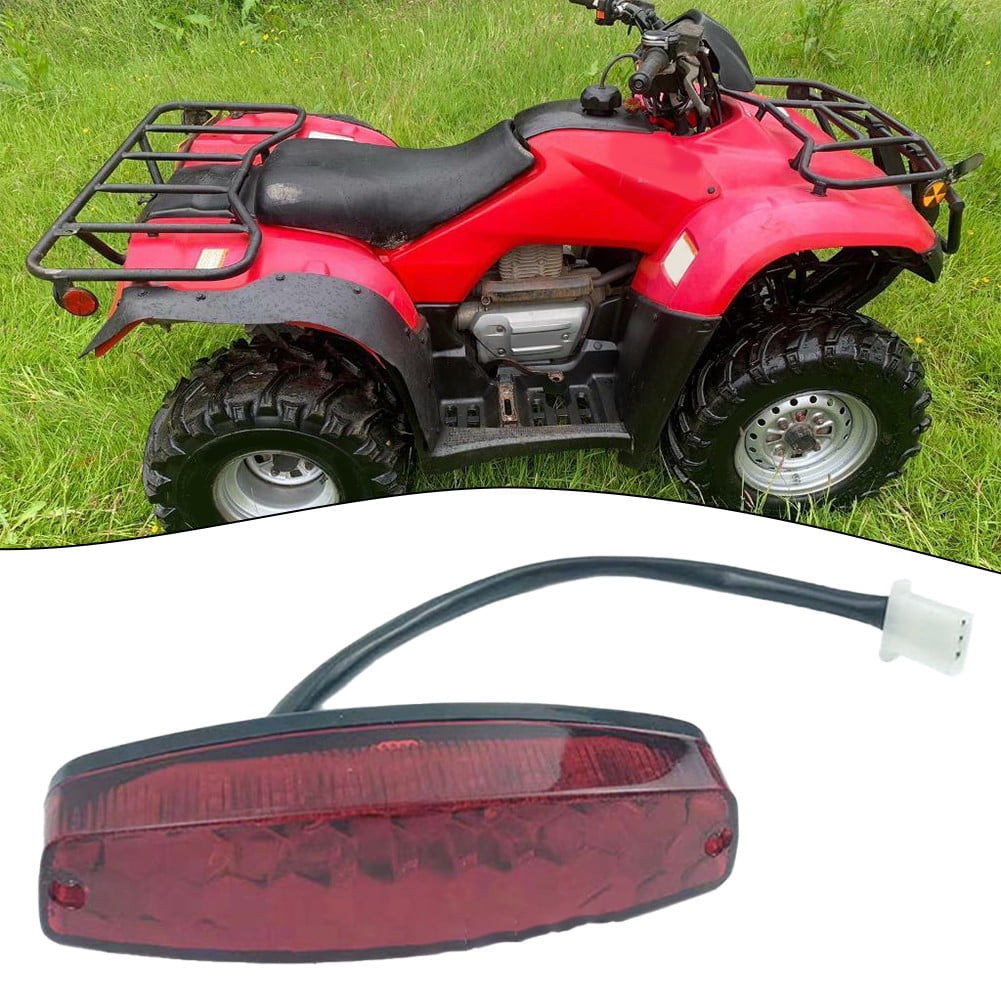 12V Motorcycle Quad ATV Dirt Bike LED Brake Stop Running Tail Light ...