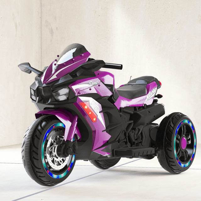 12V Christmas Riding Toys for Kids,Electric Motorcycle with Bluetooth ...