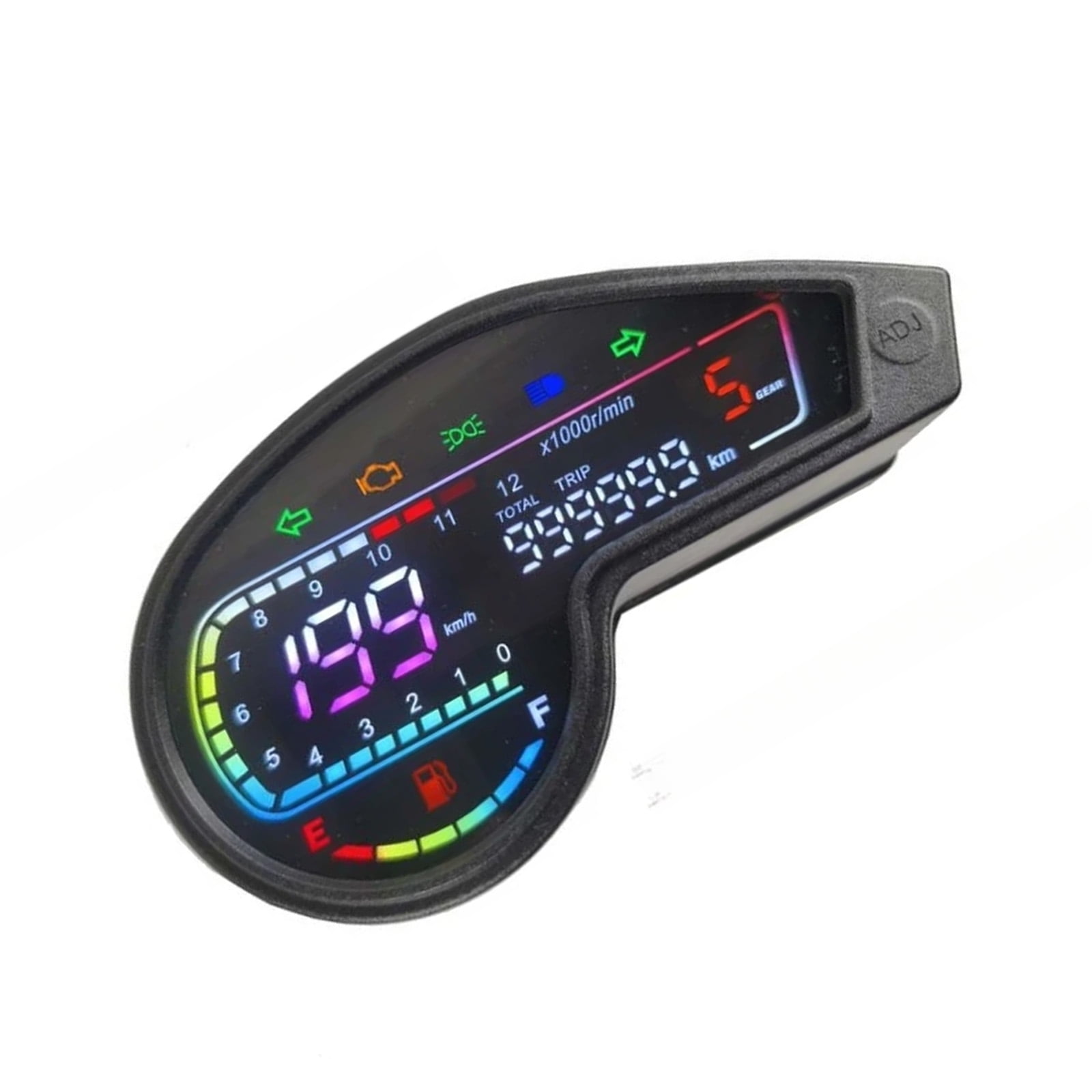 12V Motorcycle Speedometer Odometer Instrument for DM150 DM200 DM250 ...