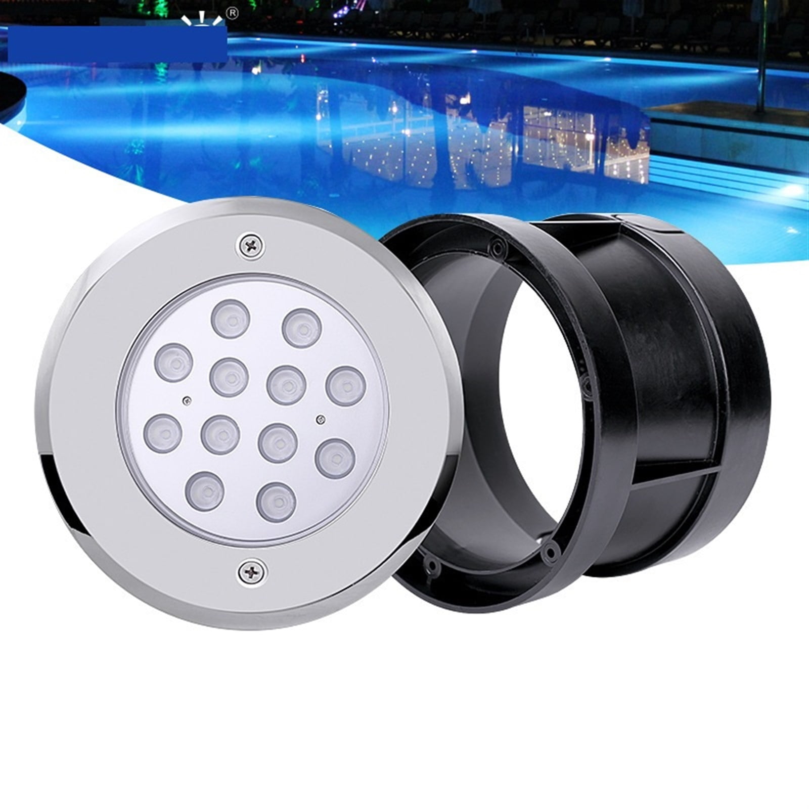 12V Pool Light Thermal Spotlight Mobile Phone Control LED Garden ...