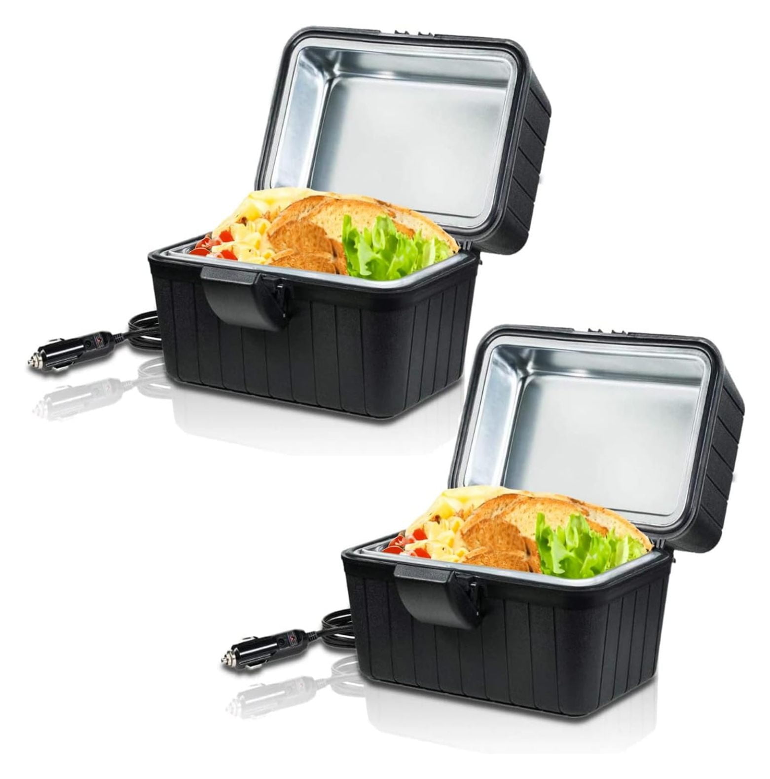12V Portable Heating Lunch Box Electric Insulated Lunch Box Food Warmer ...