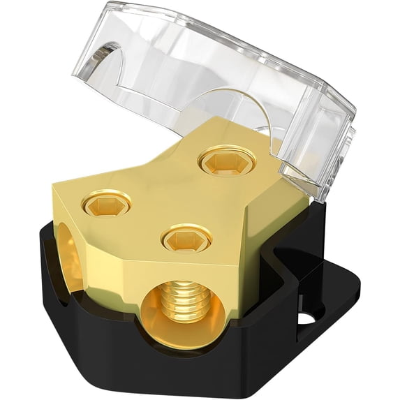 12V Power Distribution Block Car Audio 2 Way Ground Distribution Block ...