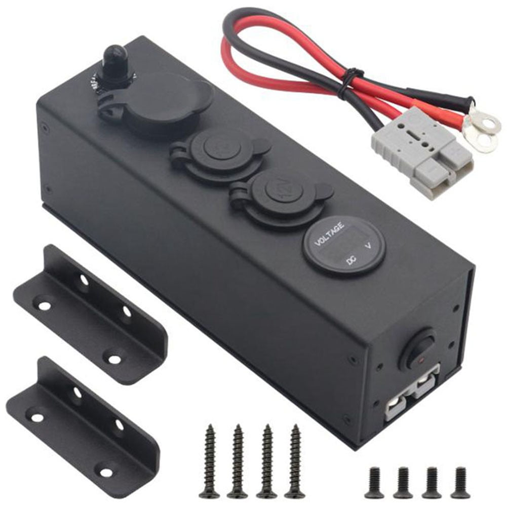 12V Power Outlet Socket Overload Protector for USB with Connect wire ...