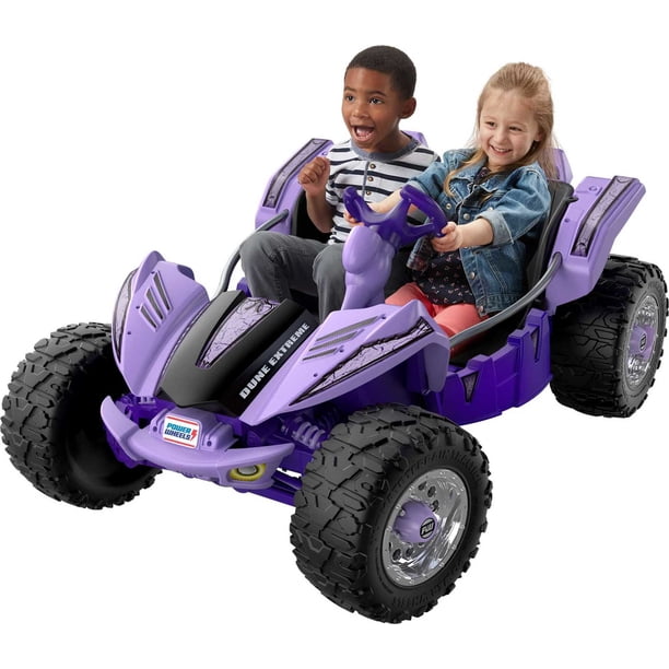 12V Power Wheels Dune Racer Extreme Battery-Powered Ride-on, Purple ...