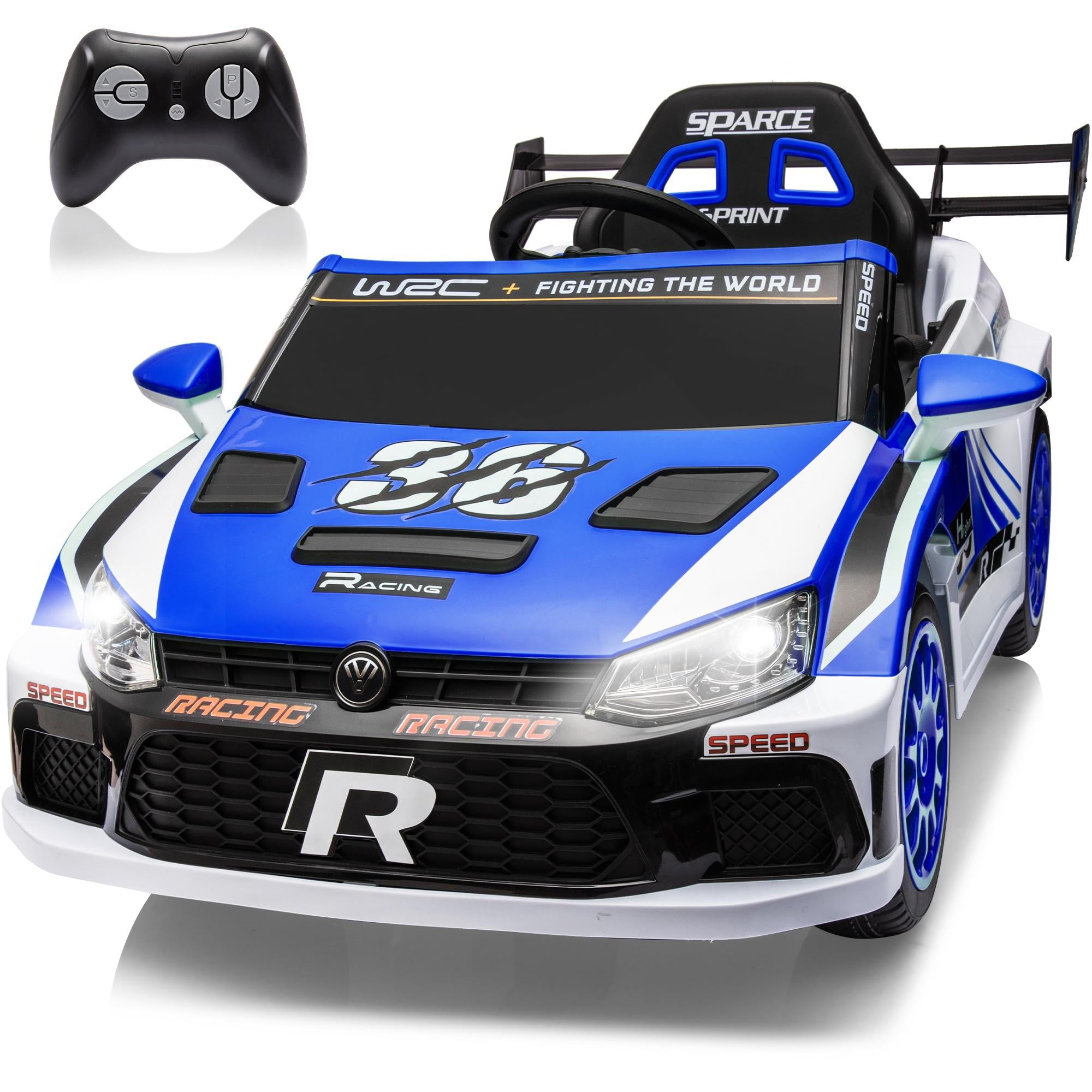 12V Powered Ride on Cars for Kids, 30Wx2 Ride on Toy Cars with Remote ...