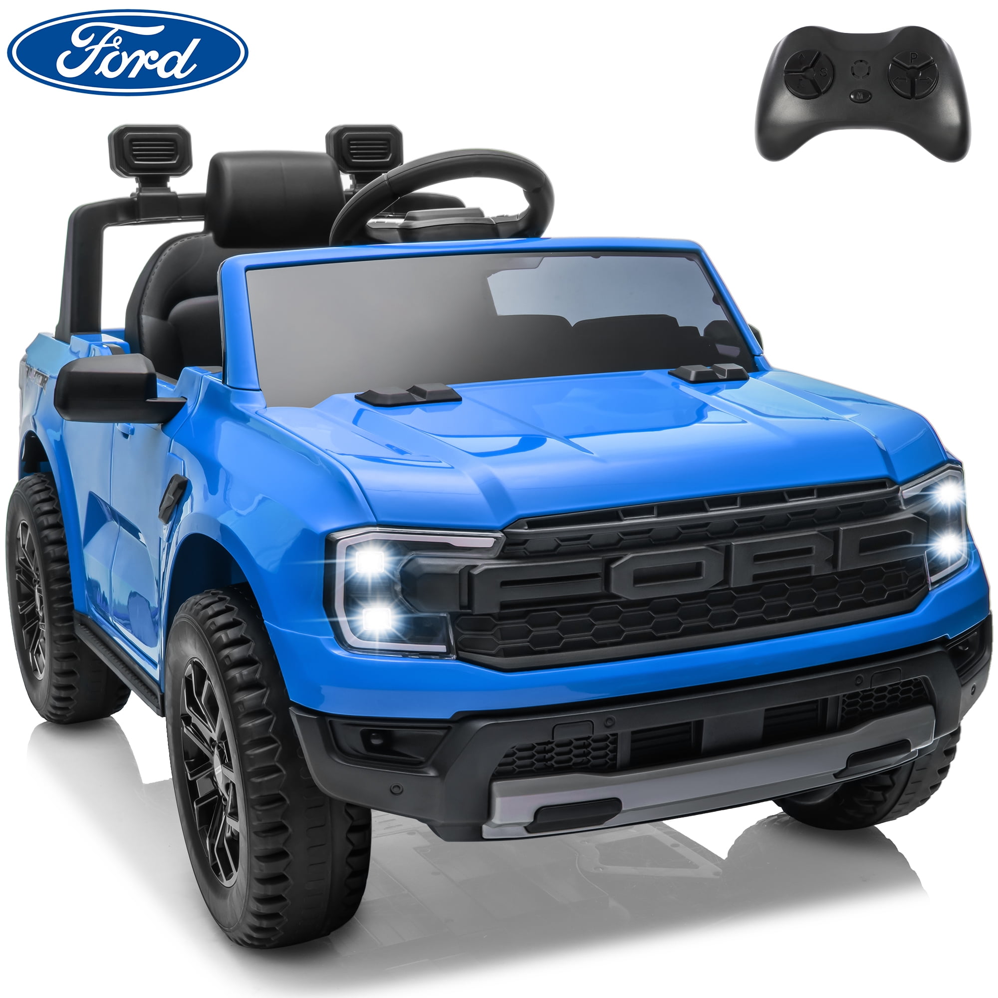 Ford Ranger Raptor Ride on Cars for Kids, 12V Powered Ride on Truck ...