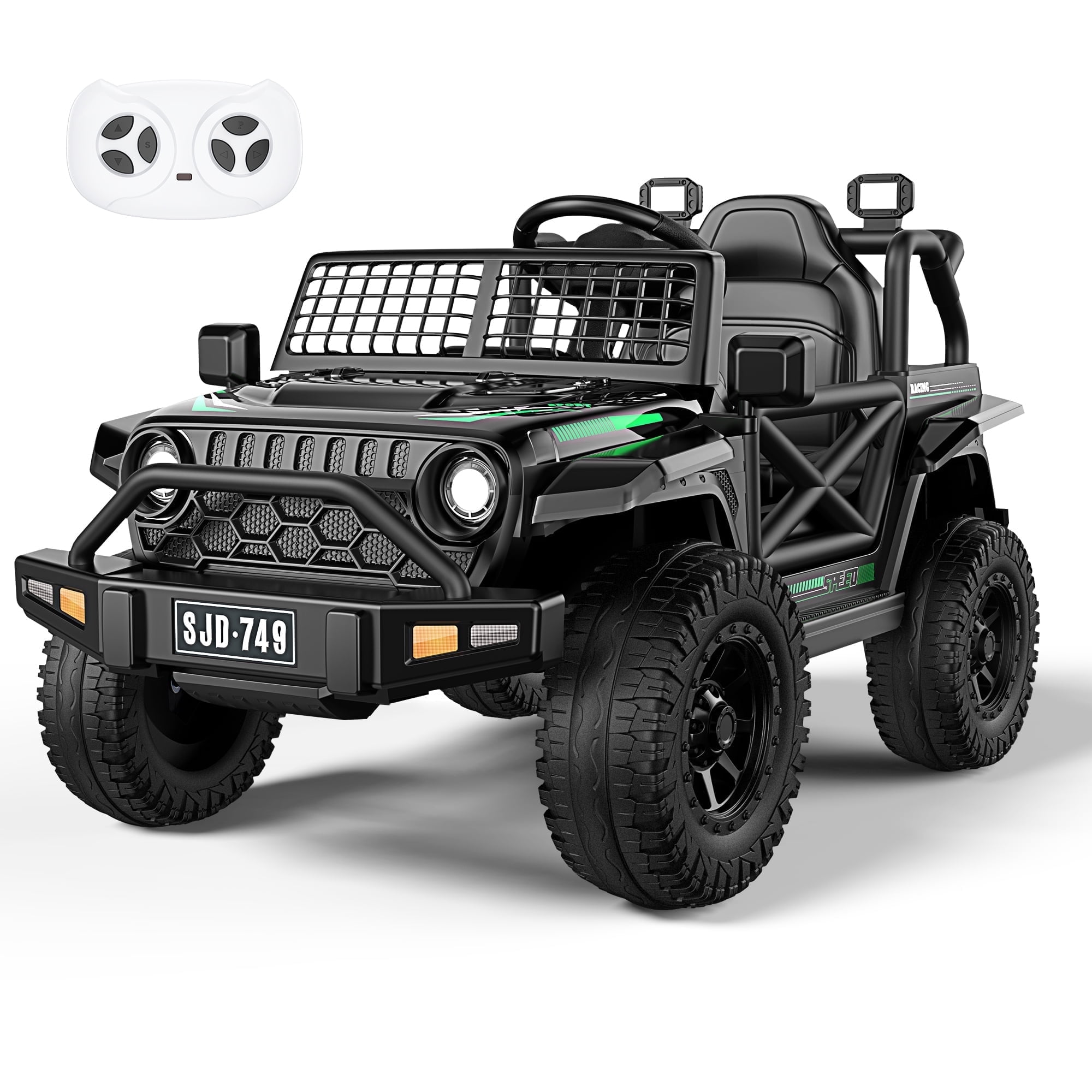 YISUFO 12V Powered Ride on Truck, Kids Ride on Toy with Remote Control ...