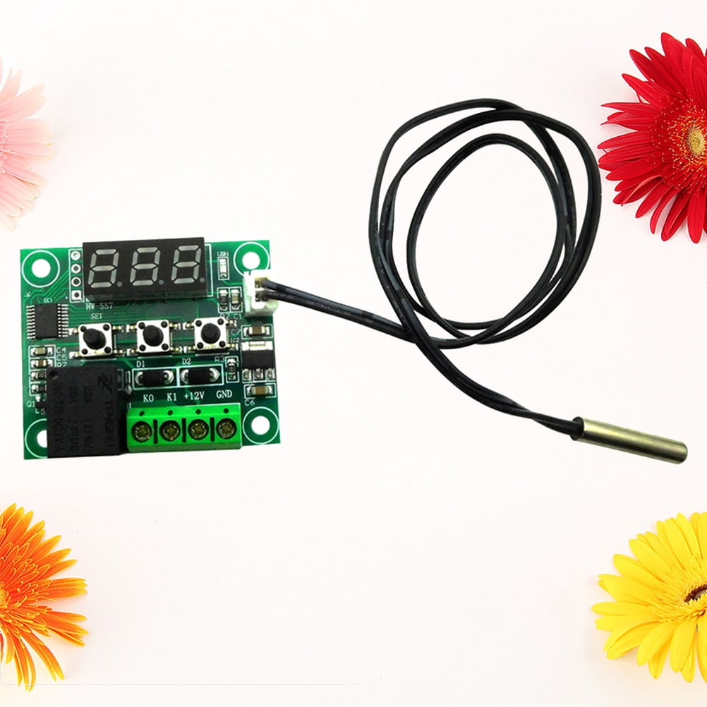 12V Programmable Thermostat Smart Digital Thermostat Cooling and ...