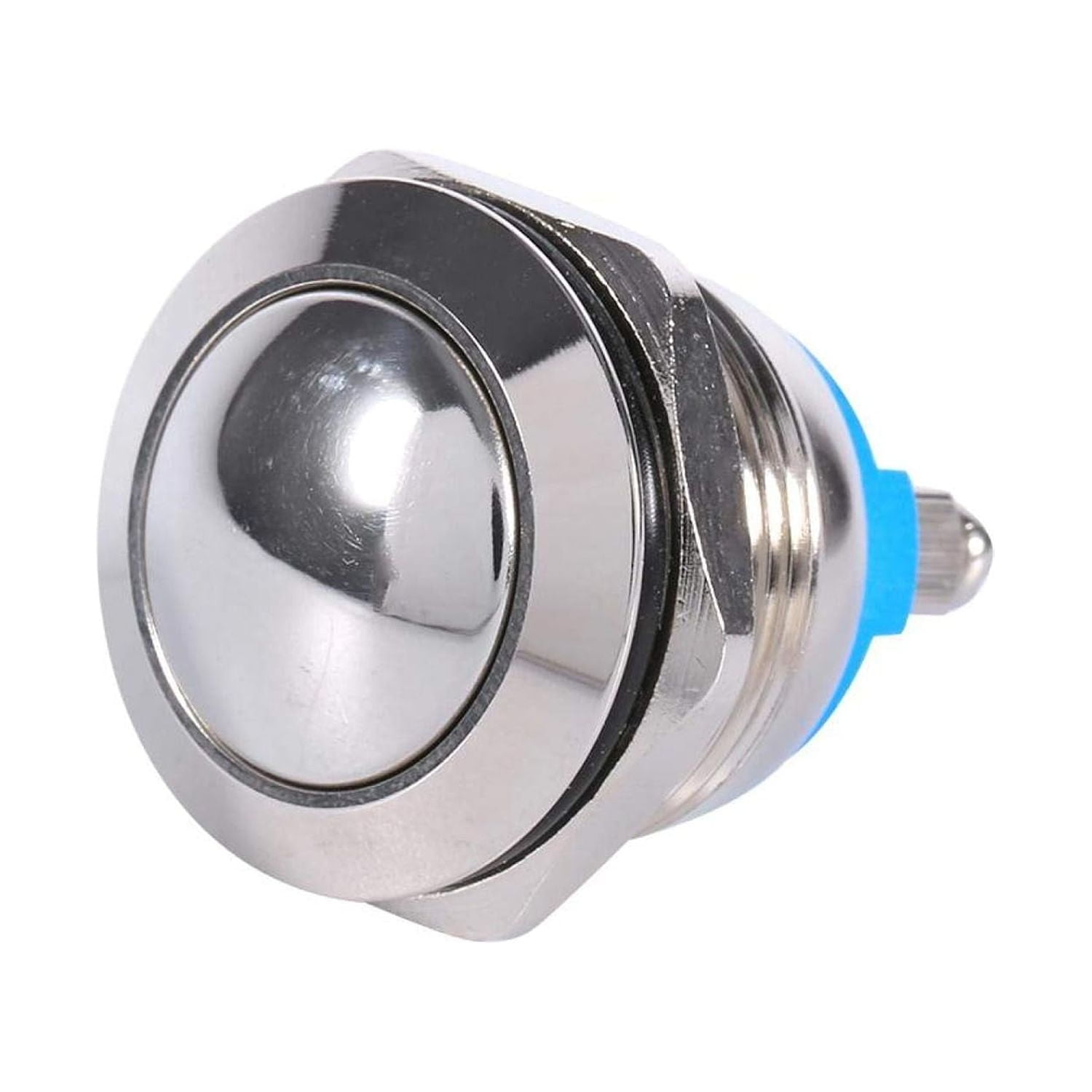 12V Push Button Switch, 19Mm Waterproof Car Metal Momentary Push Button ...