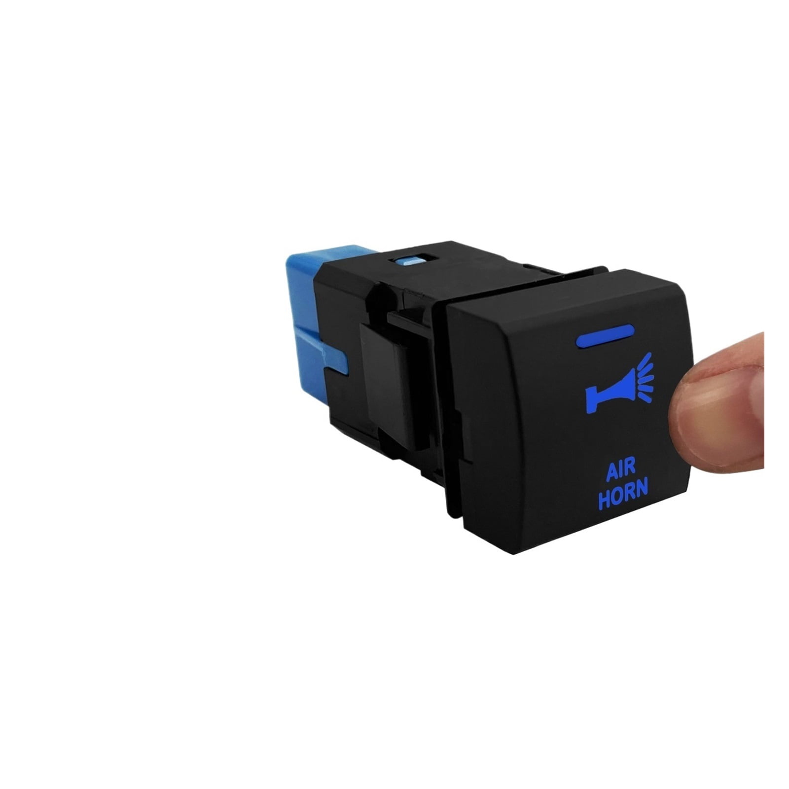 12V Push Button Switch Blue Led Lights Bar + Wiring Fit For Toyota ...