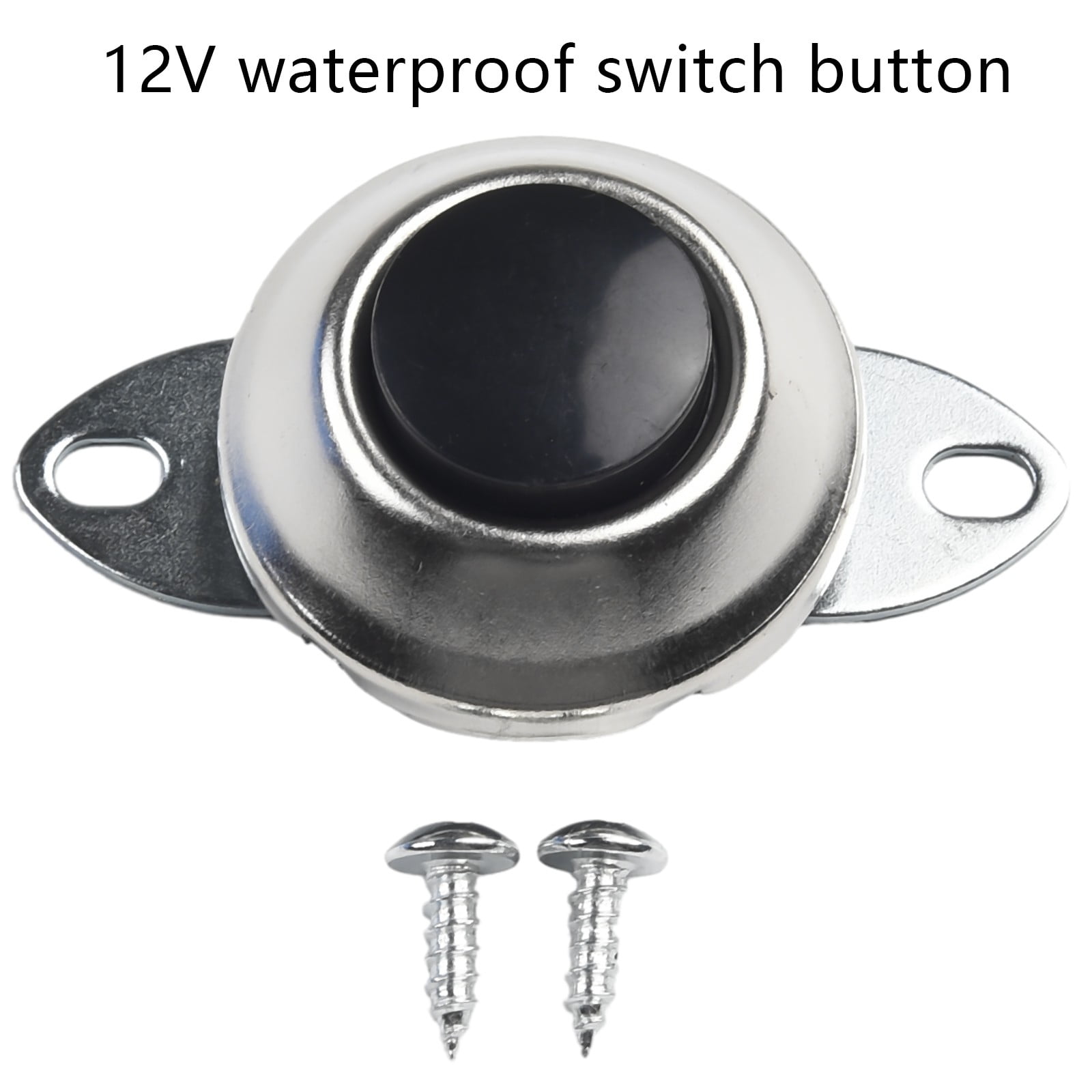 12V Push Button Switch Waterproof For Car Boat Track Engine Start With ...
