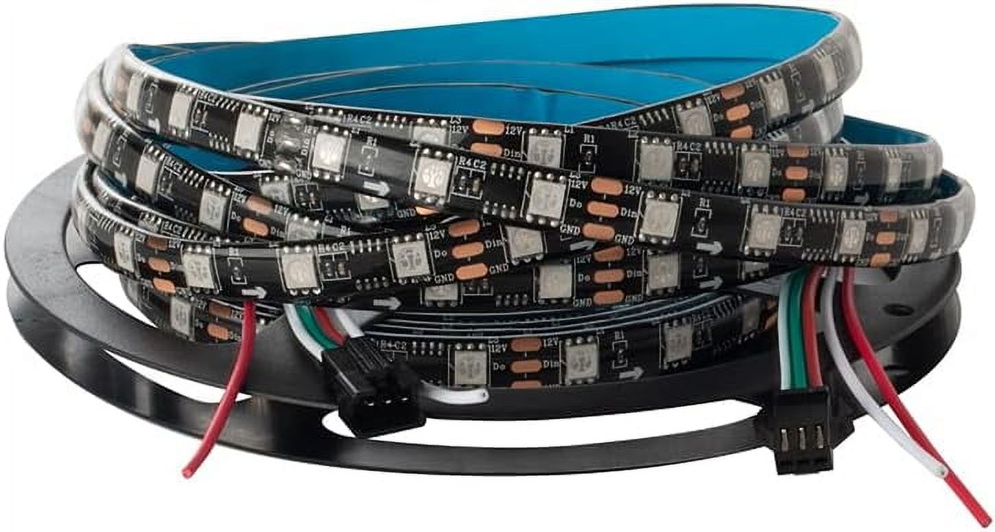 12V RGB WS2811 LED Strip Addressable Pixel Strip Light 60LEDs/m ...