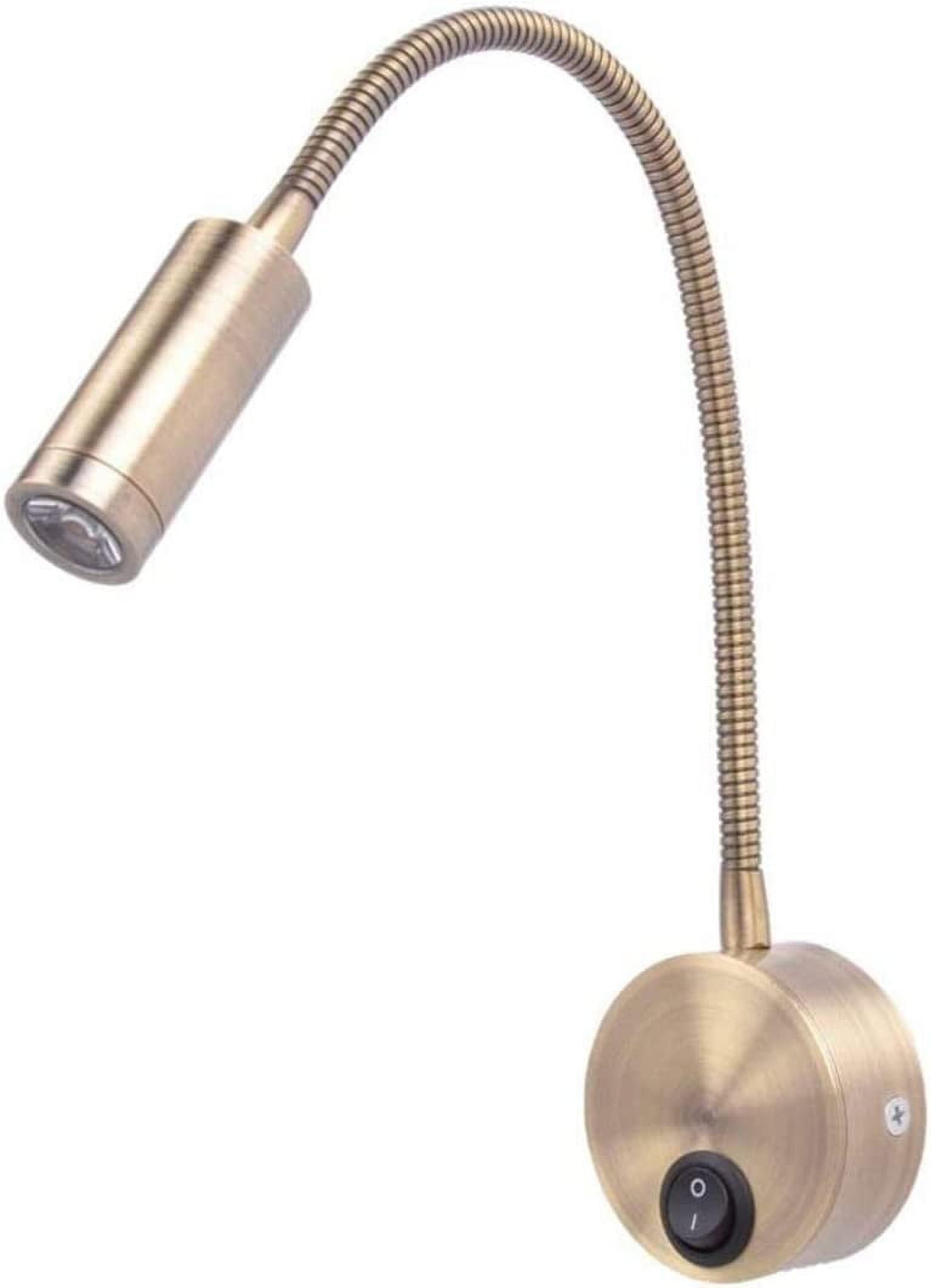 12V RV Boat Wall Lamp Flexible Gooseneck Touch Control Switch LED ...