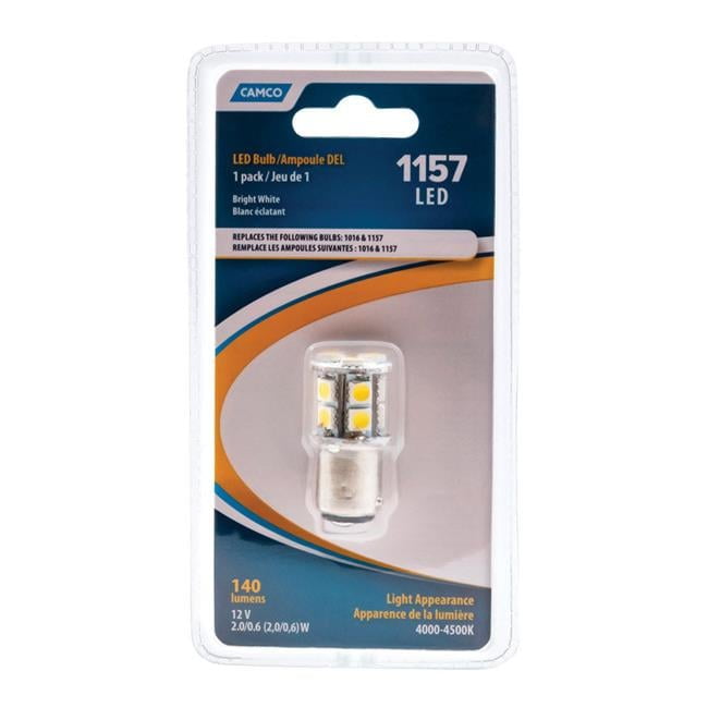 12V RV Replacement 1157 LED Bulb - Bright White - Walmart.com