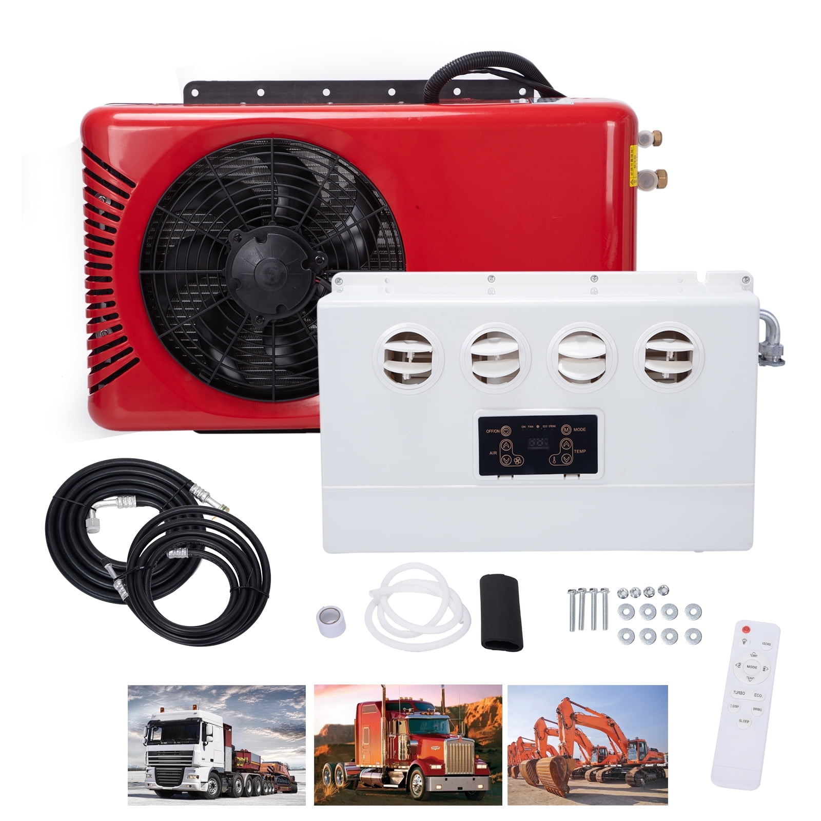 12V RV Truck Air Conditioner 10000 BTU Split Car Cab A/C Unit Bus ...