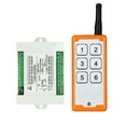 12V Relay Remote Switch Wireless RF Remote Control Switch 6 Channel ...